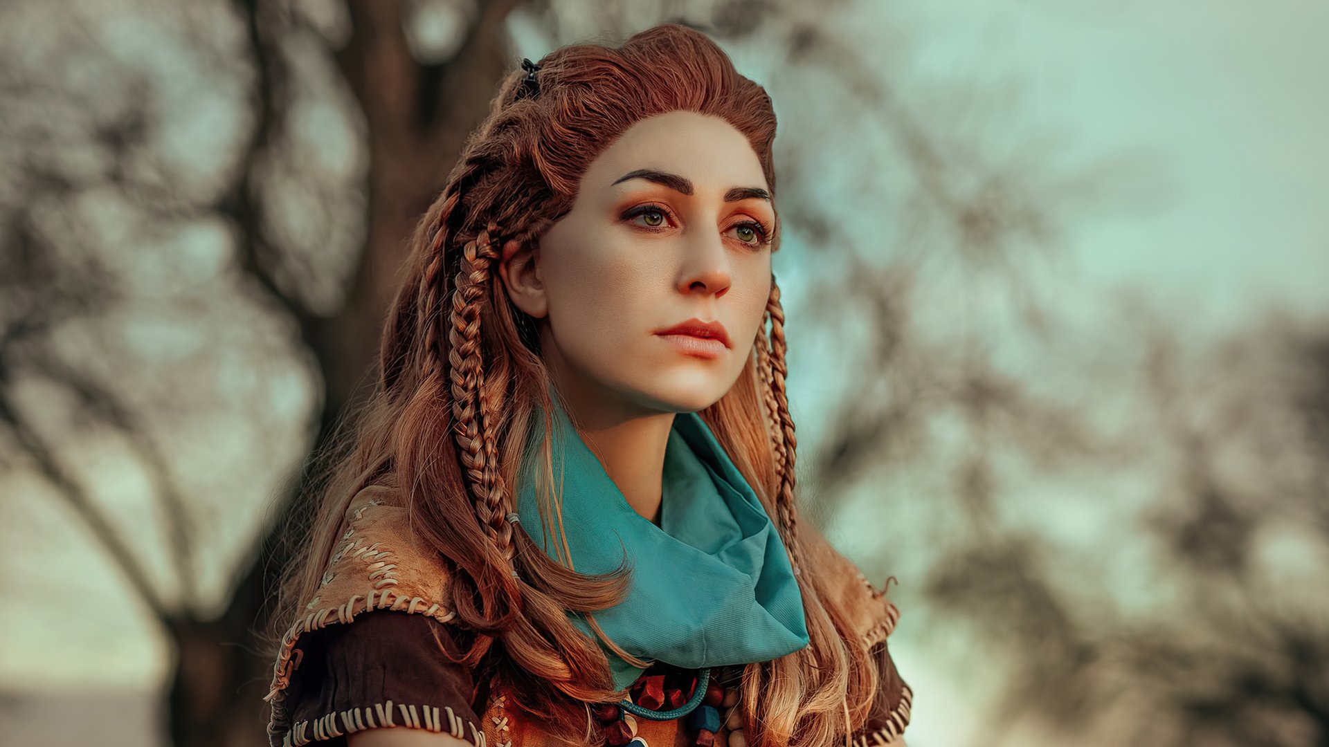 Download Aloy (Horizon Series) Woman Cosplay HD Wallpaper by ambra ...