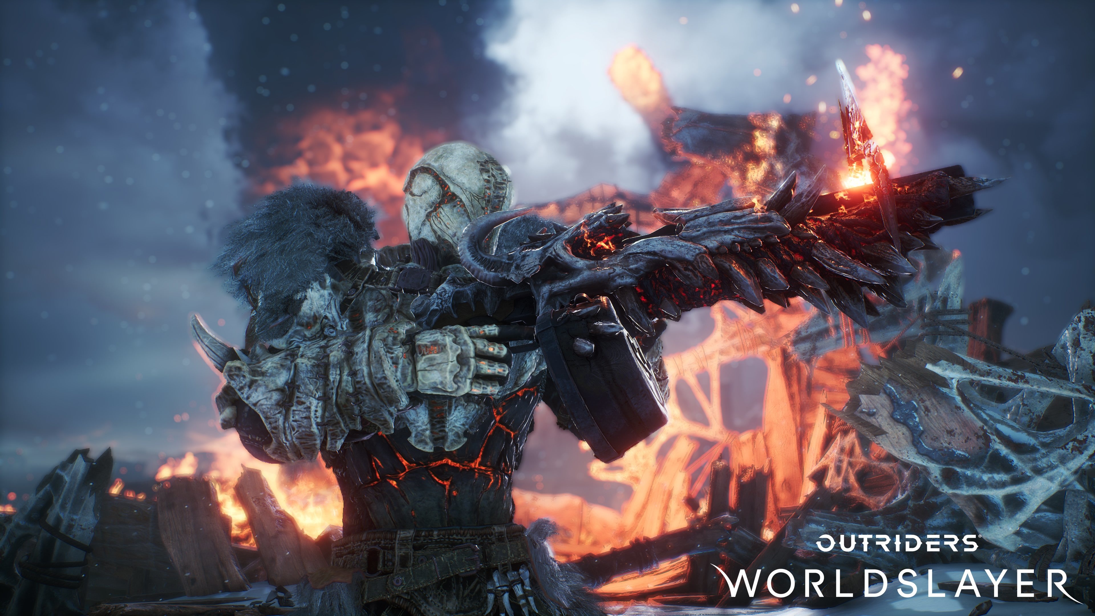 Download Video Game Outriders 4k Ultra HD Wallpaper