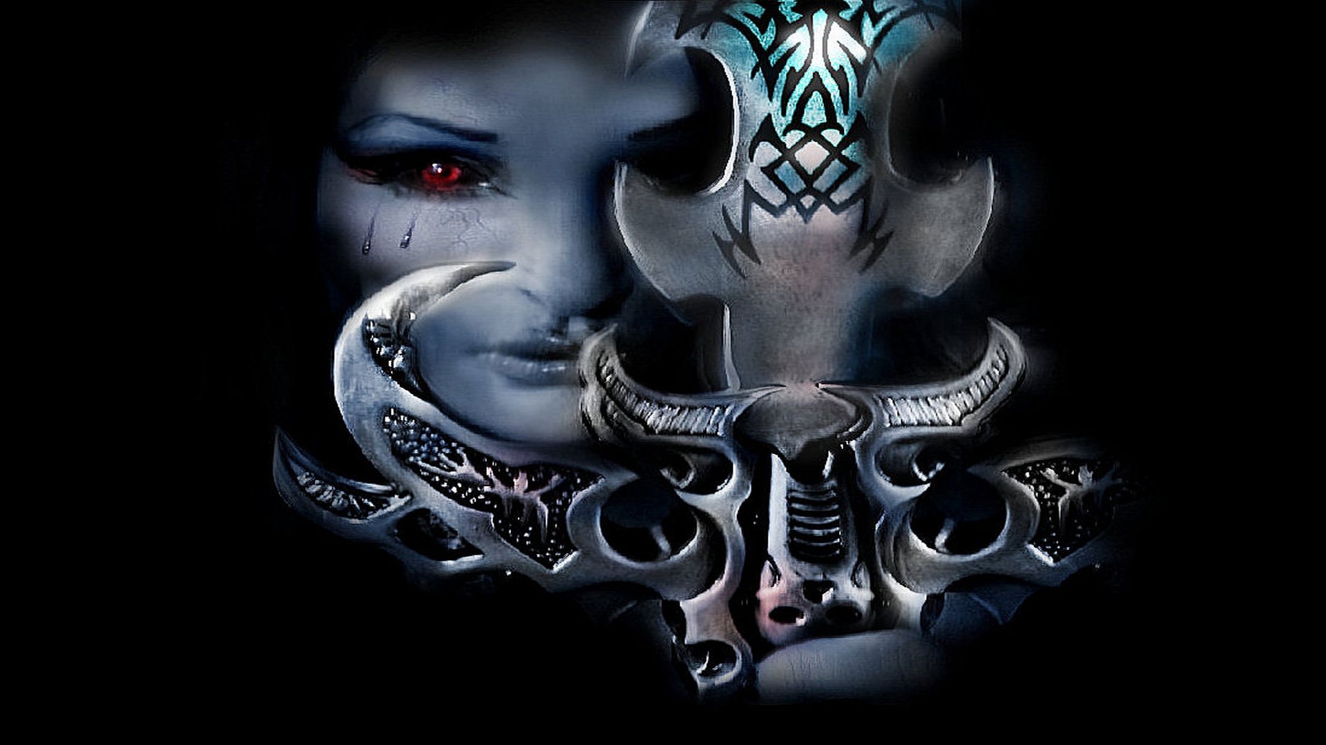 Dark Warrior HD Wallpaper: A Vision of Power and Mystery