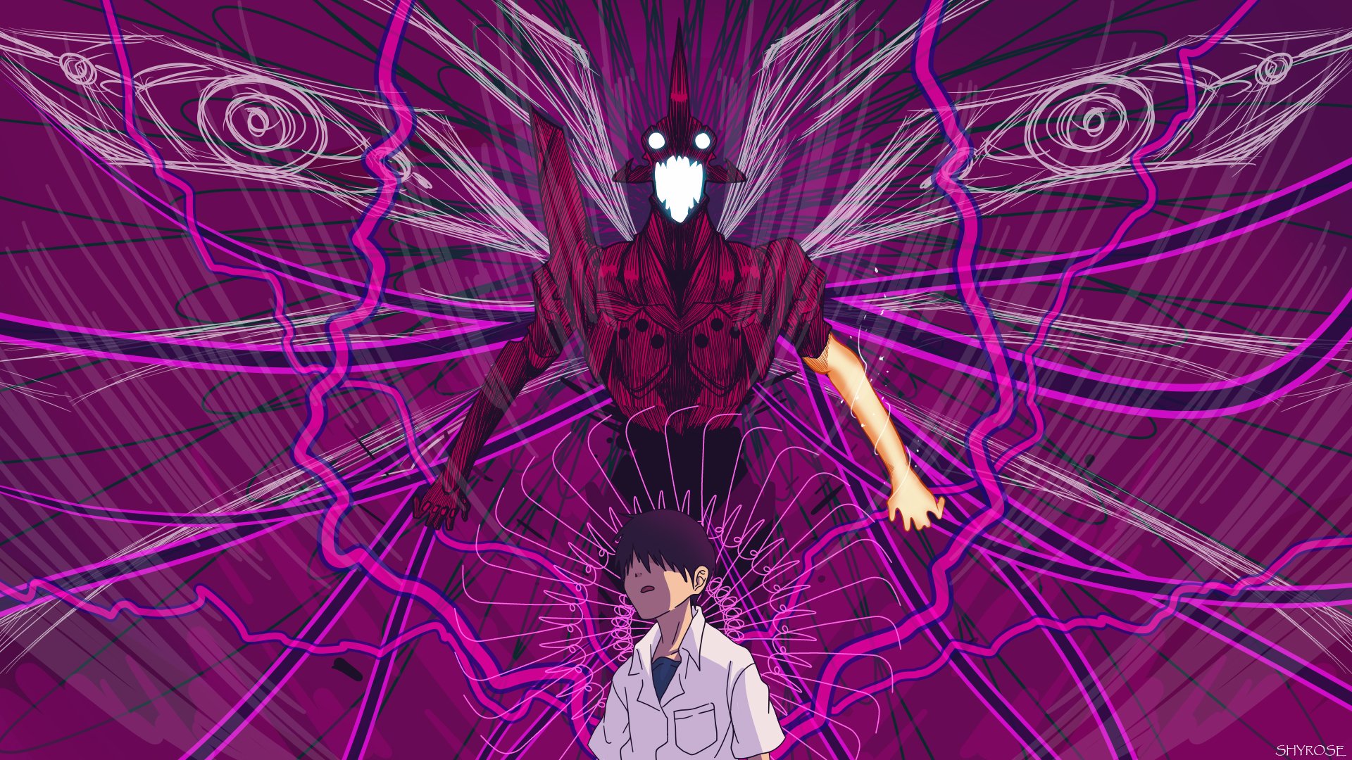 Neon Genesis Evangelion HD: Shinji & Unit-01 Epic Anime Wallpaper by ...