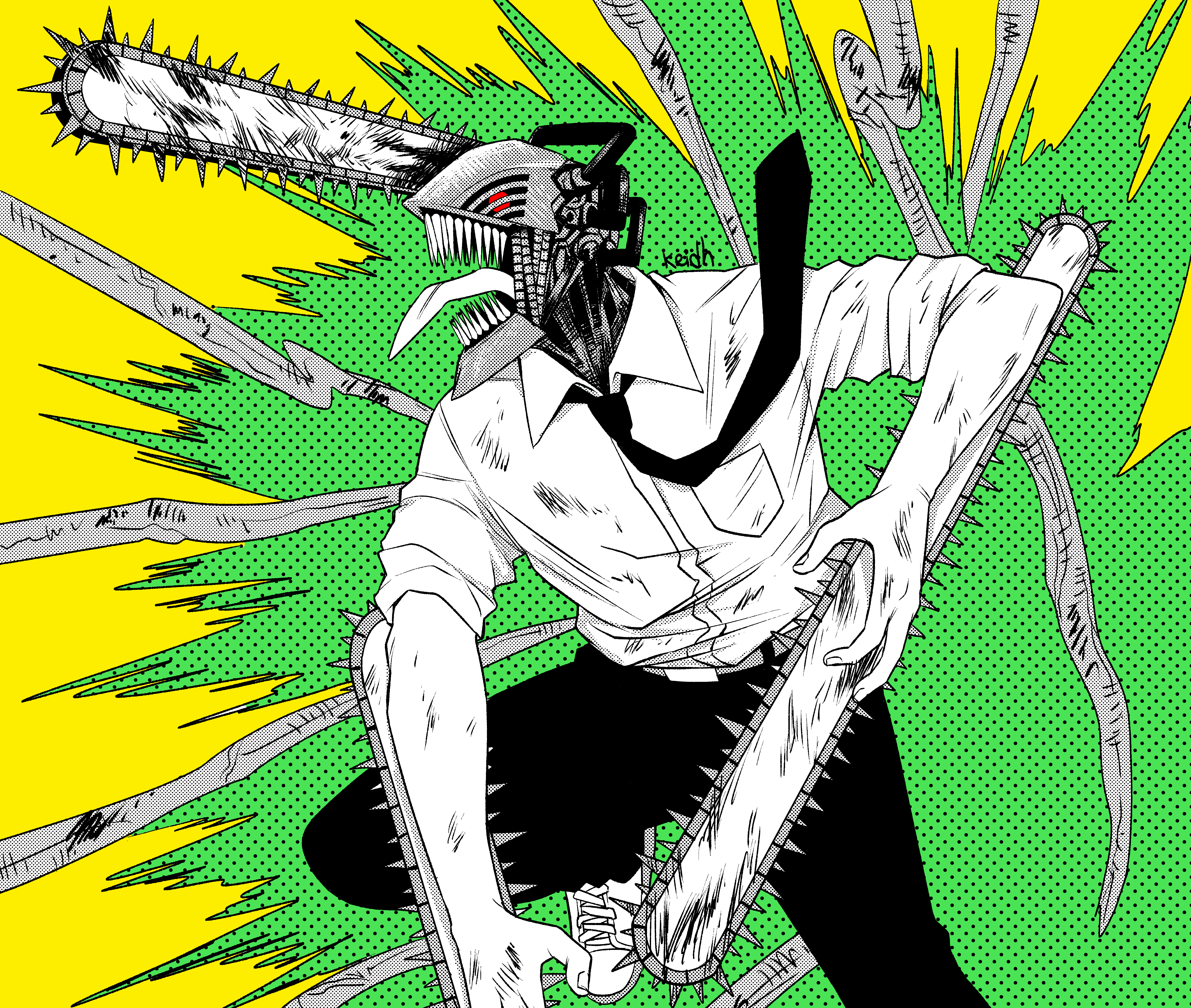 Download Denji (Chainsaw Man) Anime Chainsaw Man 4k Ultra HD Wallpaper ...