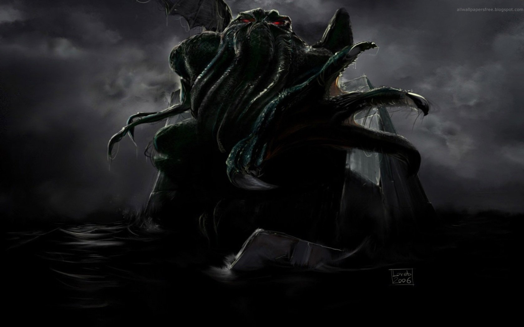Download Fantasy Cthulhu Wallpaper