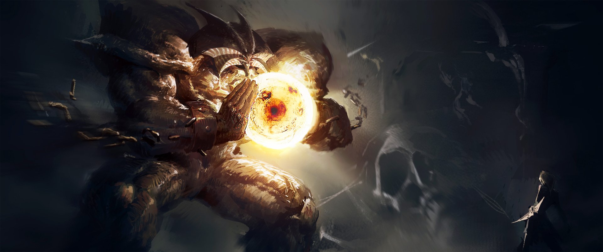 Exodia Unleashed: Stunning HD Yu-Gi-Oh! Anime Wallpaper by 不想当画家的 LEO