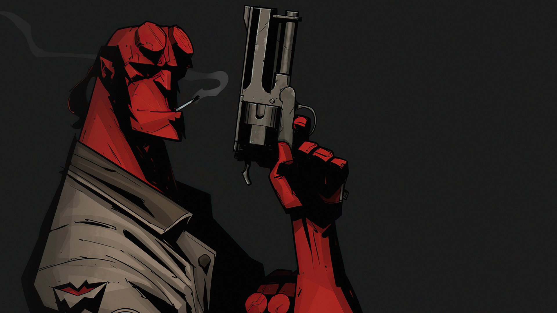 Download Comic Hellboy HD Wallpaper