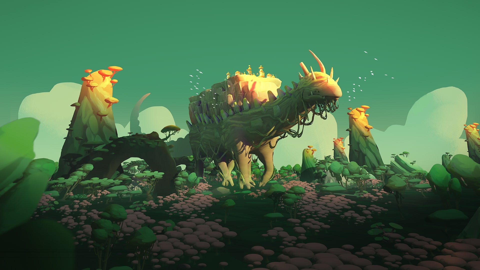 Download Video Game The Wandering Village HD Wallpaper