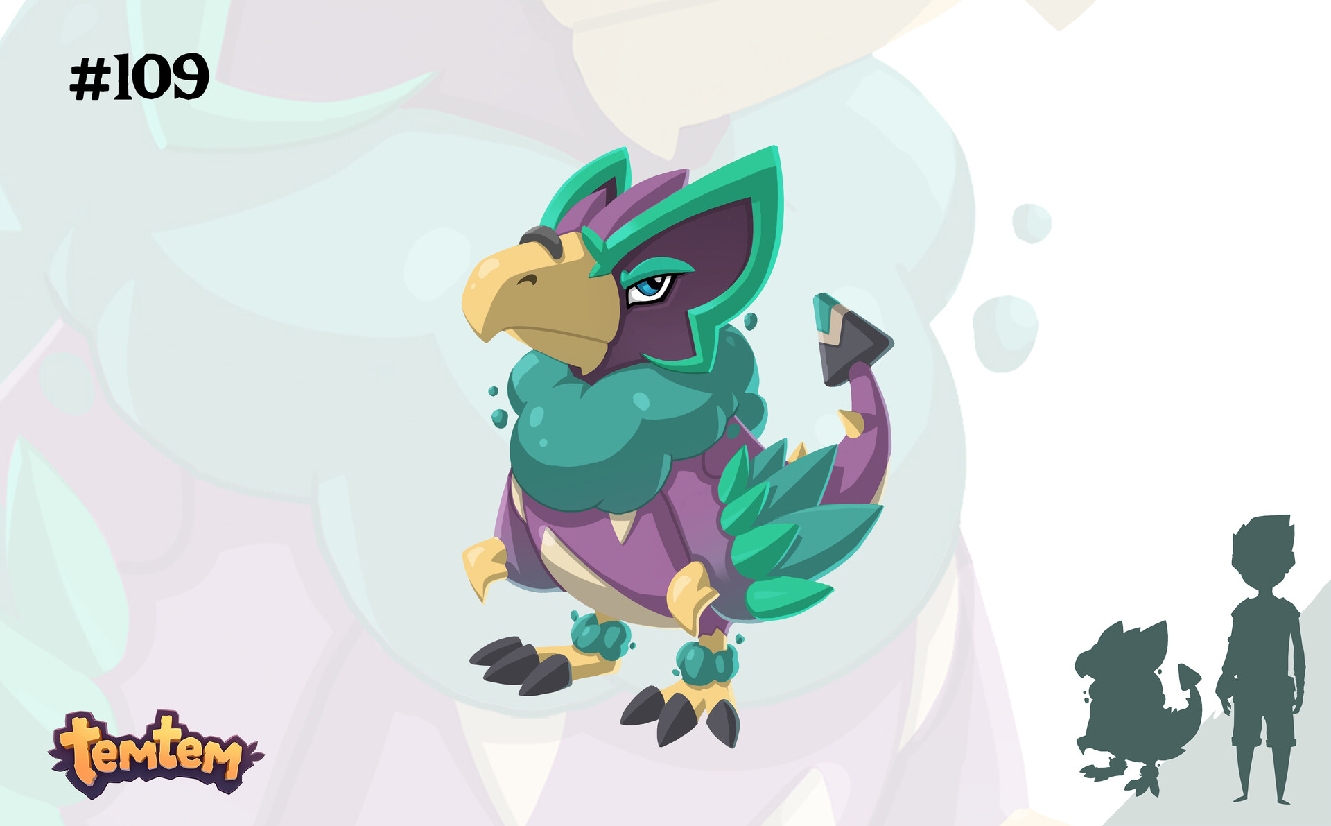 Temtem - Zephyruff by Hugo Ruiz Quintana