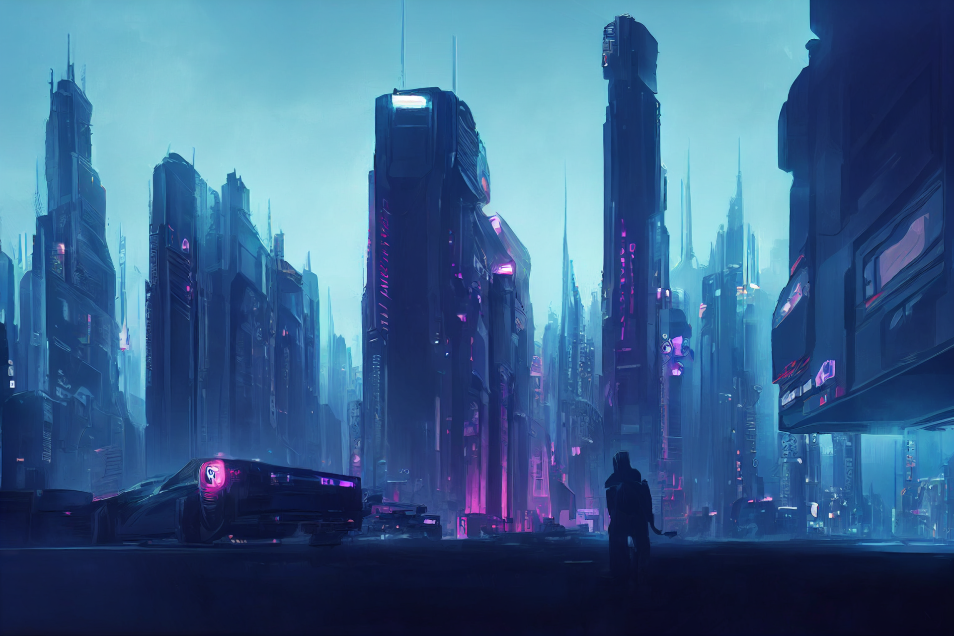 Sci Fi Cyberpunk HD Wallpaper by saxonzs | 2304x1536 | Wallpaper Abyss