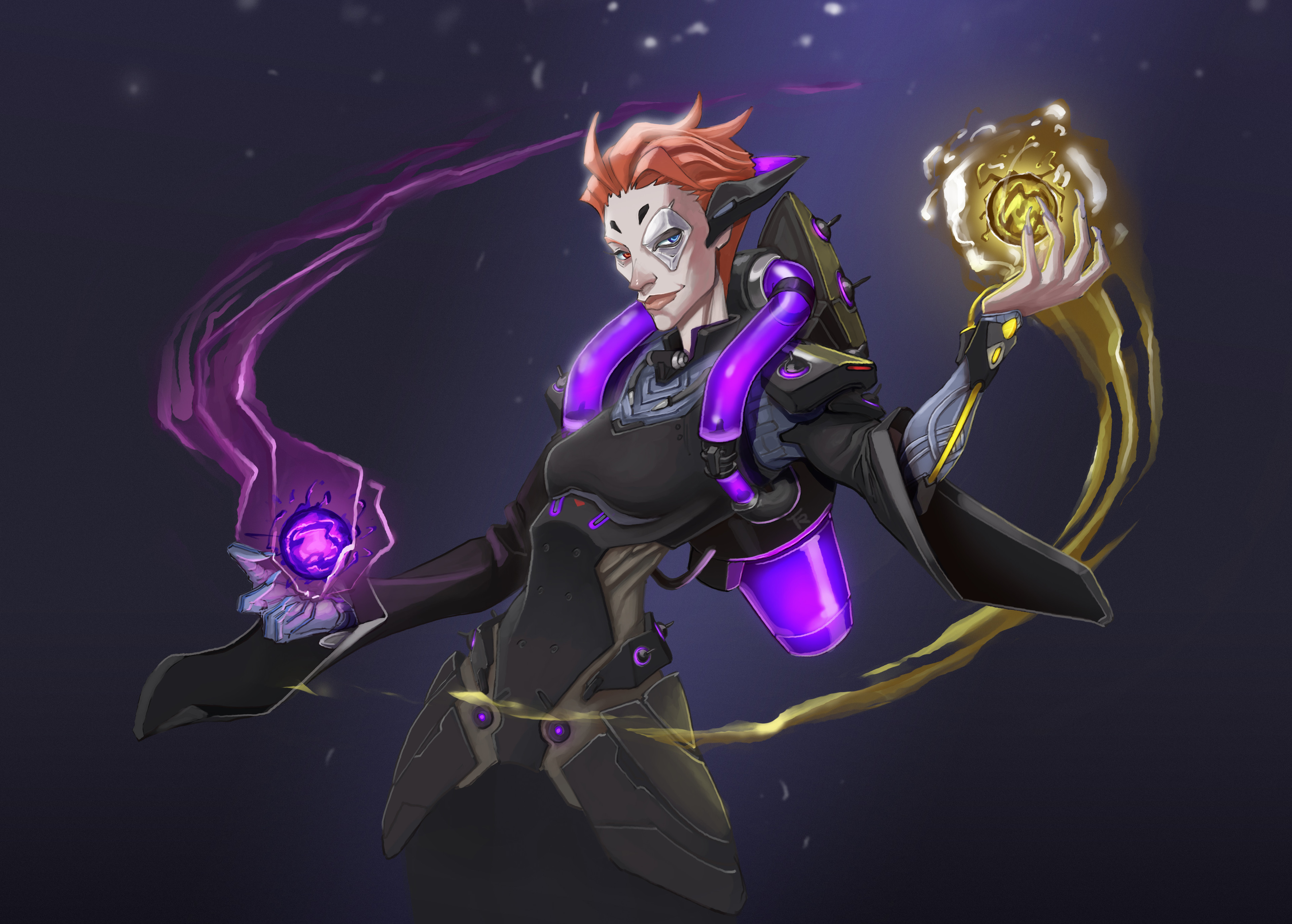 Download Moira (Overwatch) Video Game Overwatch 4k Ultra HD Wallpaper ...