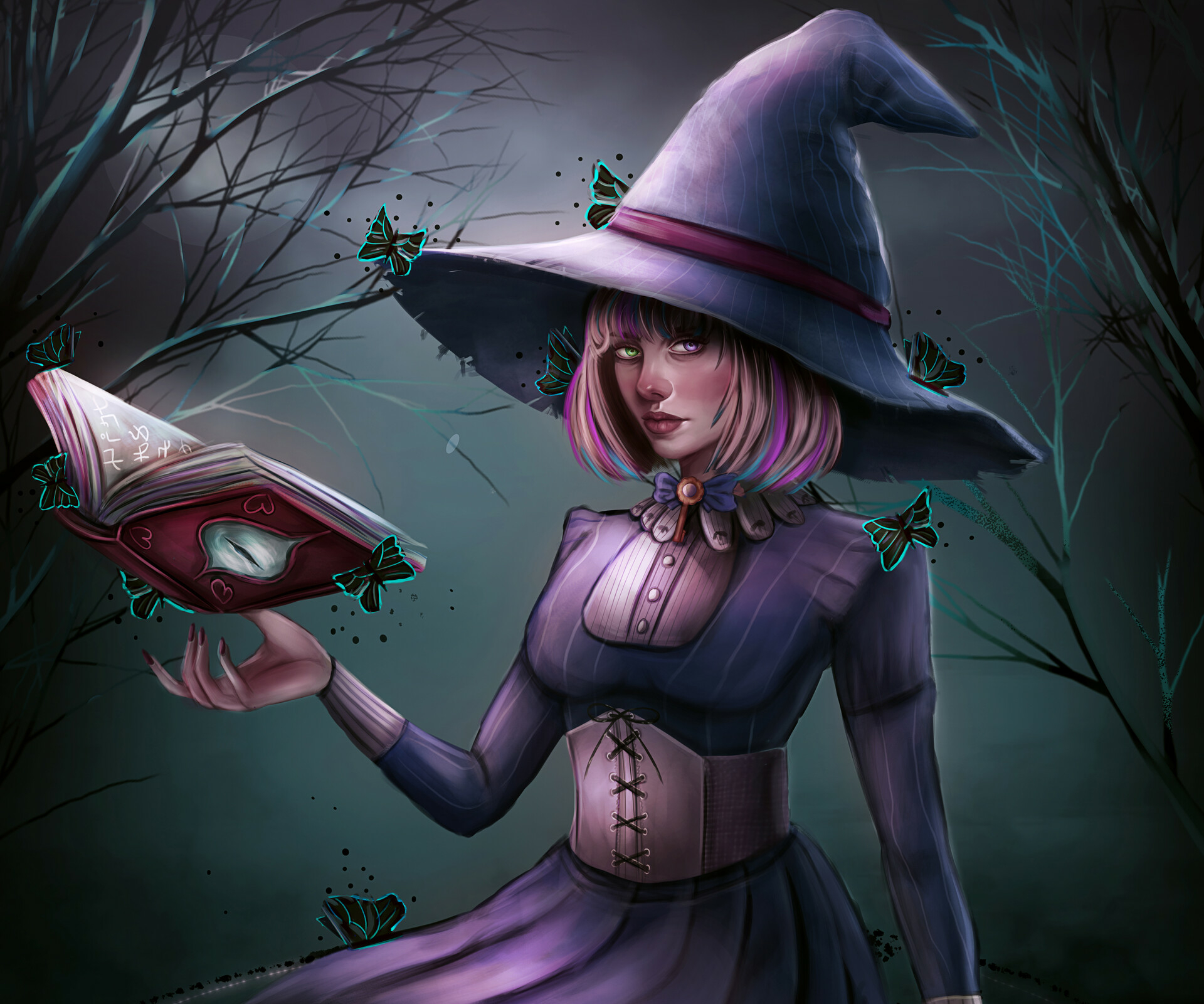 Download Fantasy Witch HD Wallpaper by Selin