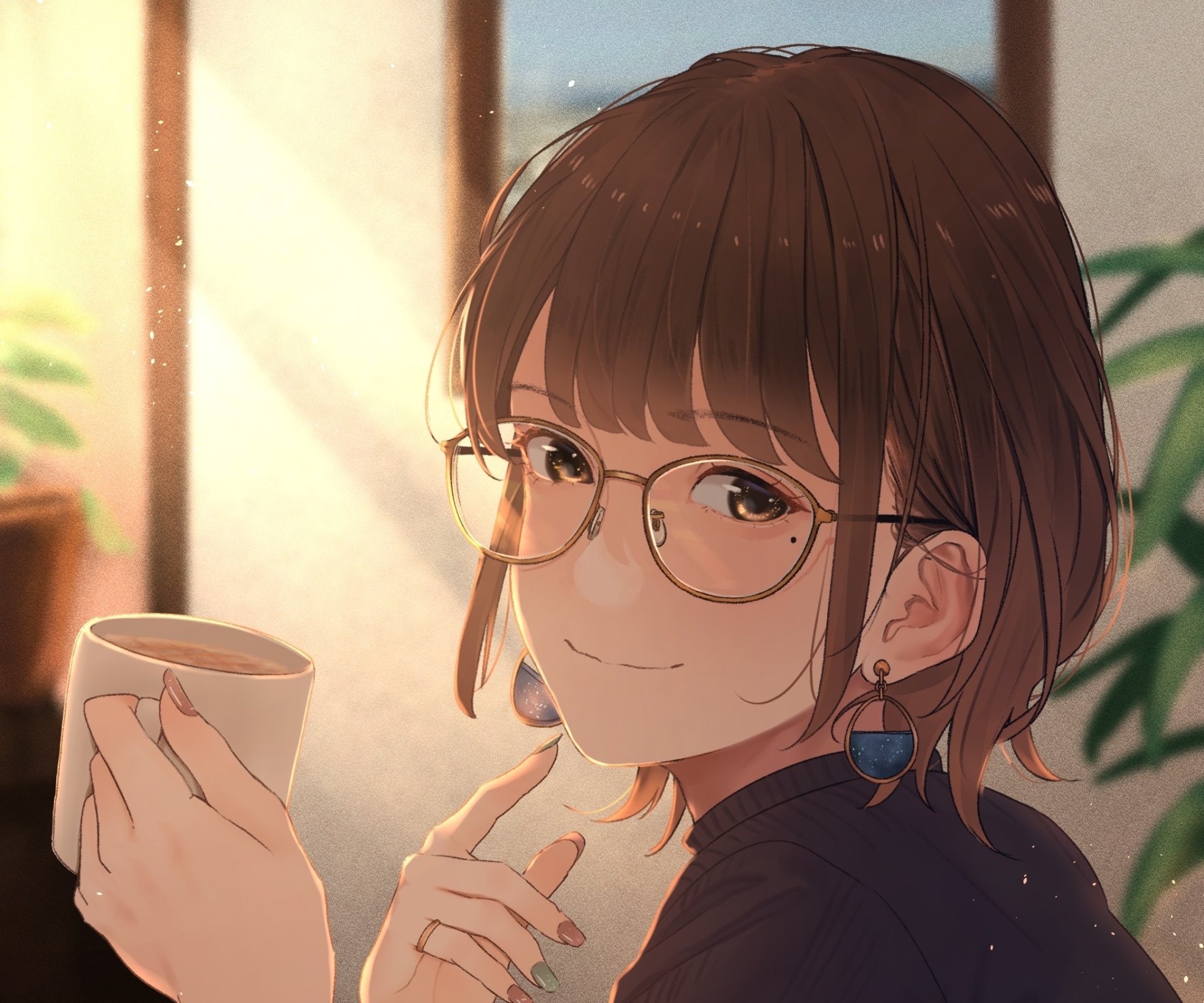 Download Anime Girl Anime Girl HD Wallpaper | 2048x1707 | Wallpaper Abyss