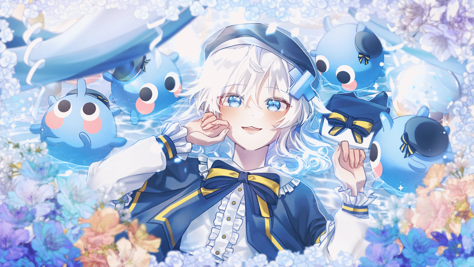 Download Waktaverse GOSEGU Anime Virtual Youtuber HD Wallpaper