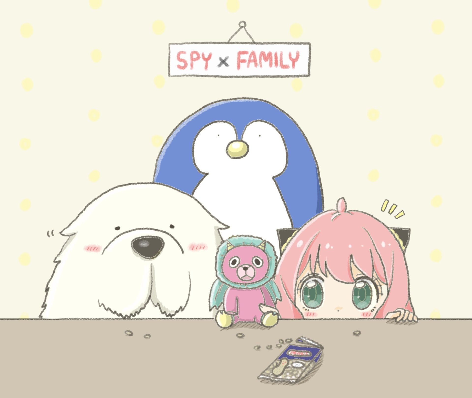 Anya & Bond — Spy x Family 2K Quad HD Wallpaper by ko