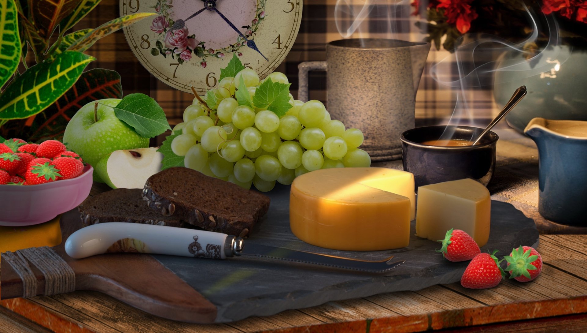 Download Food Still Life HD Wallpaper | 3500x1983 | Wallpaper Abyss