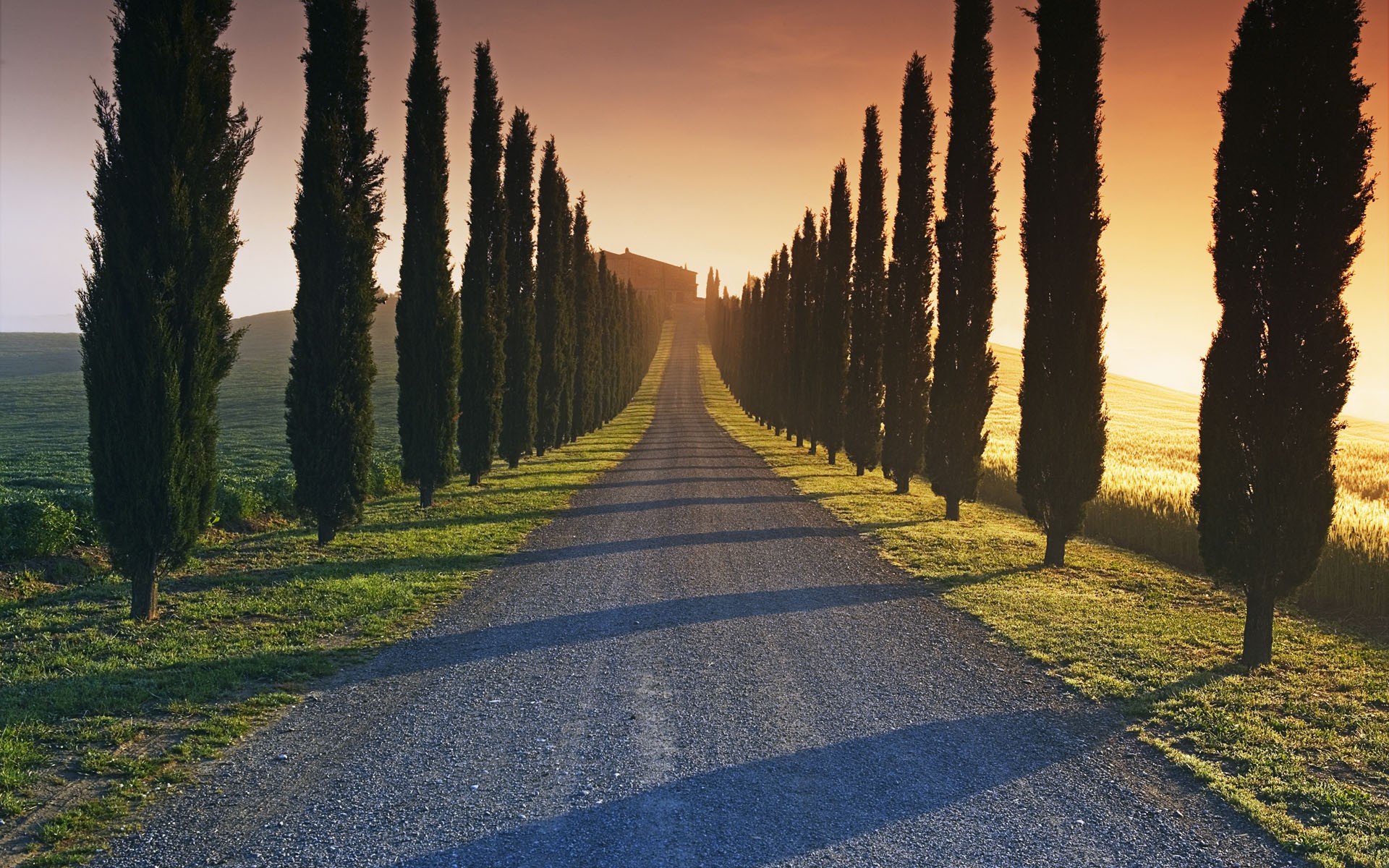 Download Man Made Road HD Wallpaper