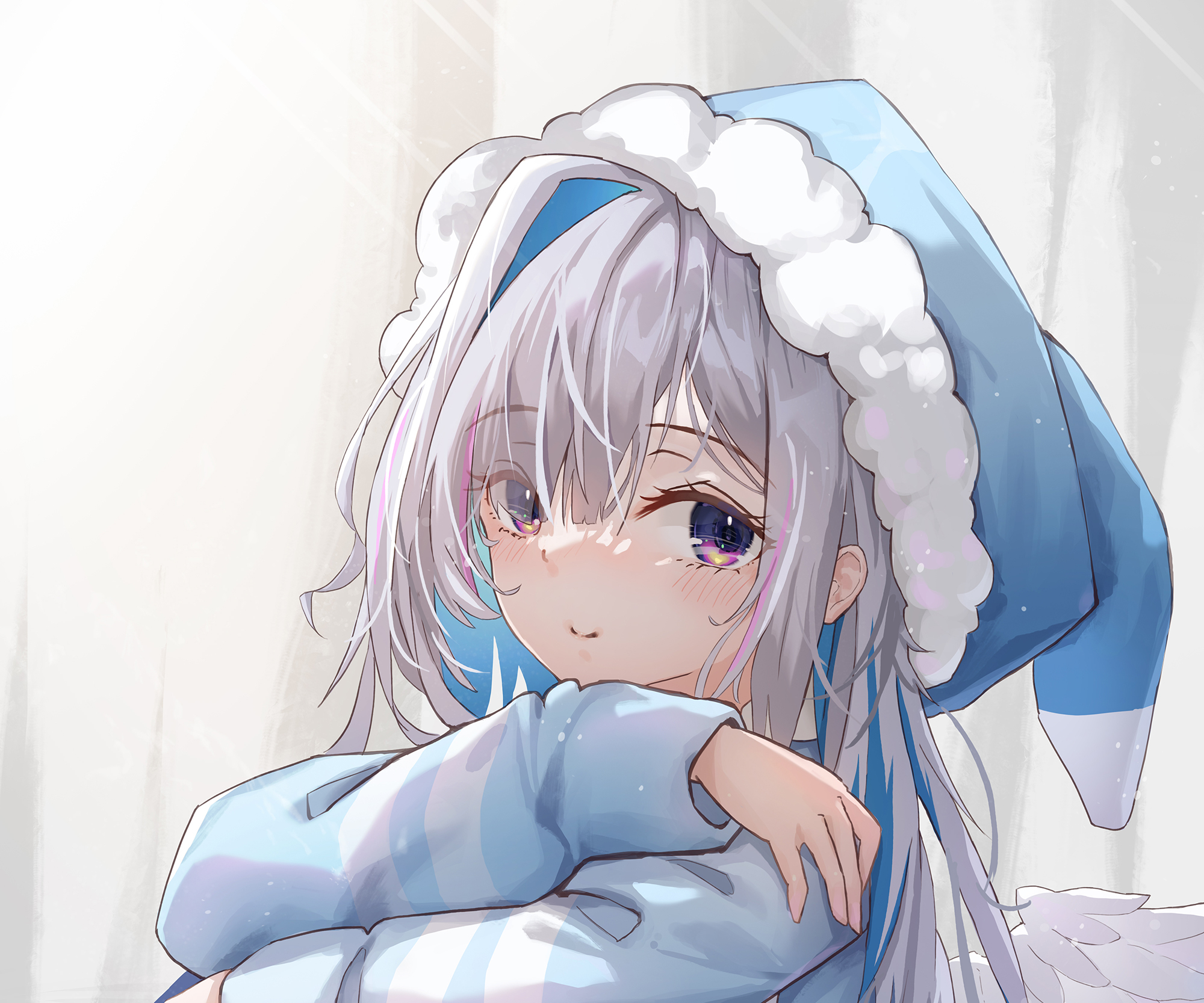 Download Hololive Amane Kanata Anime Virtual Youtuber HD Wallpaper by JuuP