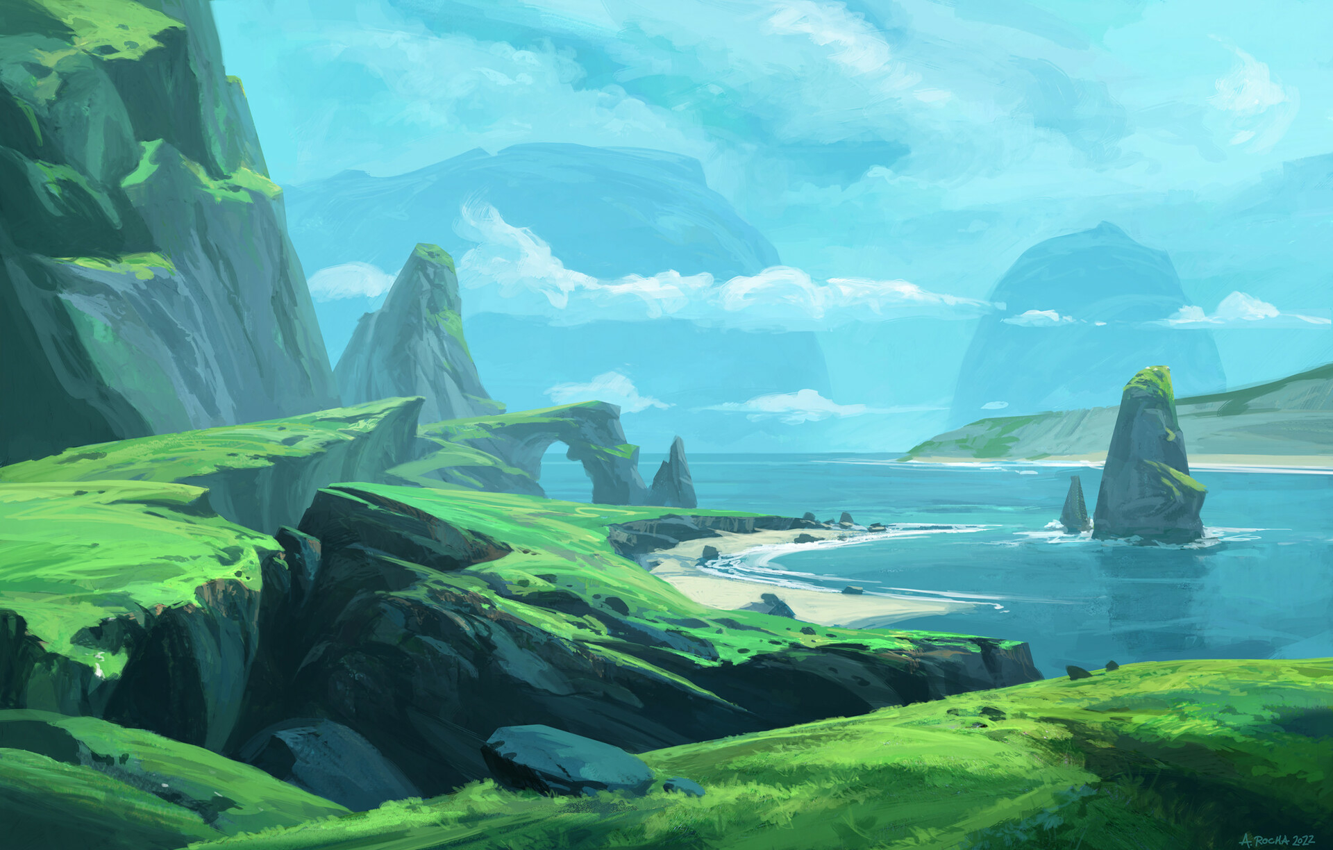 Download Artistic Landscape HD Wallpaper by Andreas Rocha