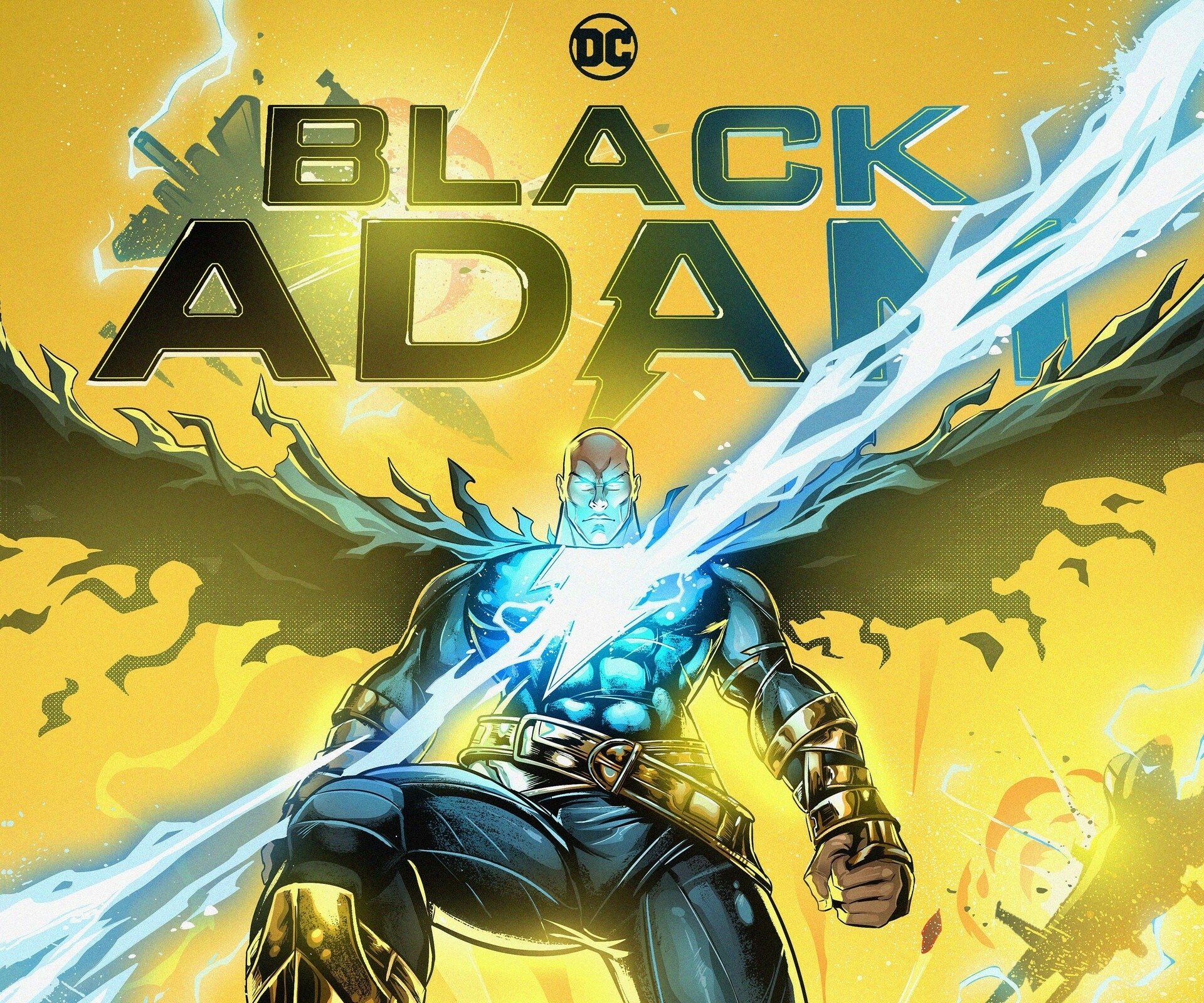 Download Comic Black Adam HD Wallpaper by Mayank Kumarr