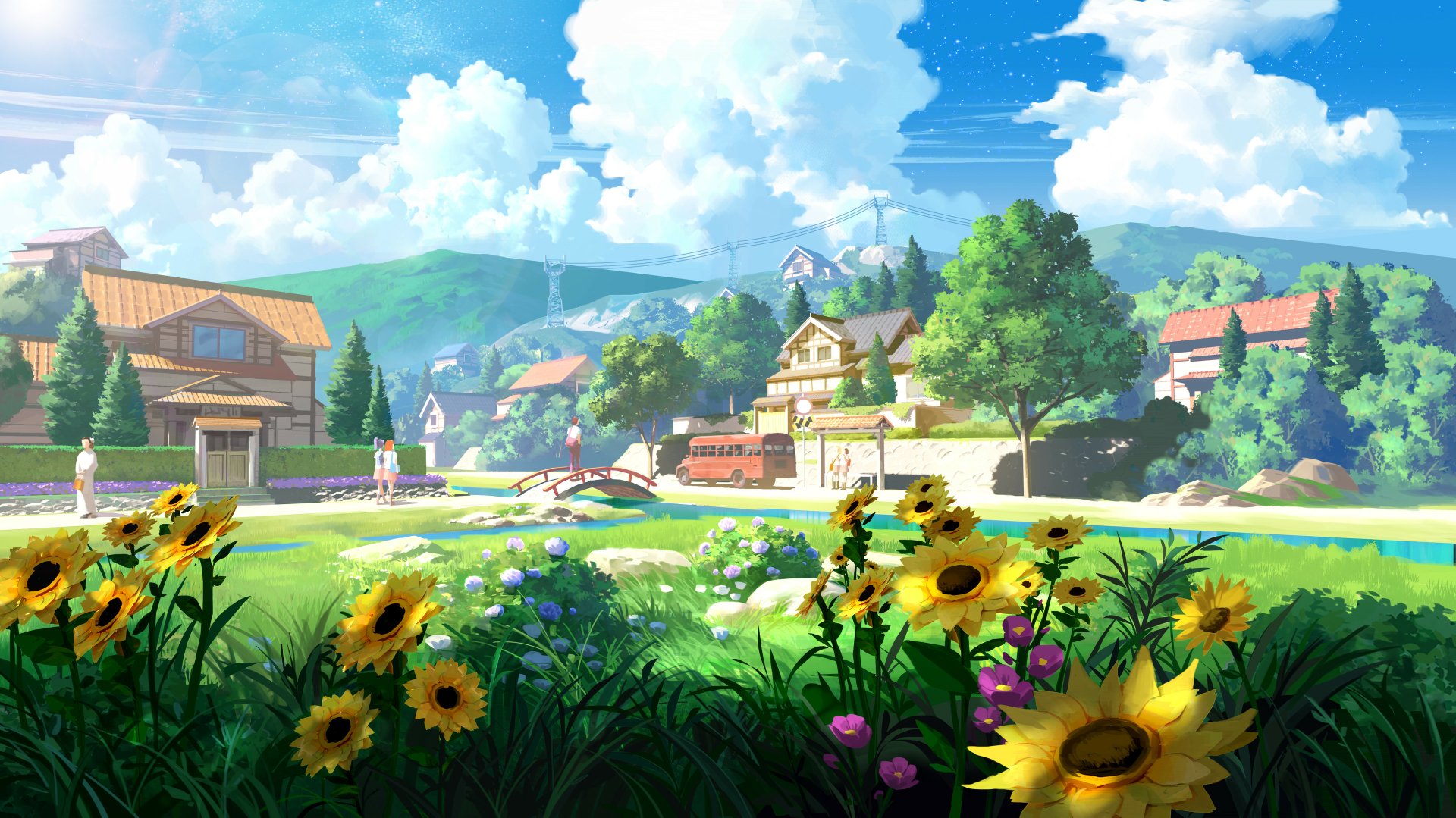 Download Artistic Village HD Wallpaper by Kevin Gnutzmans