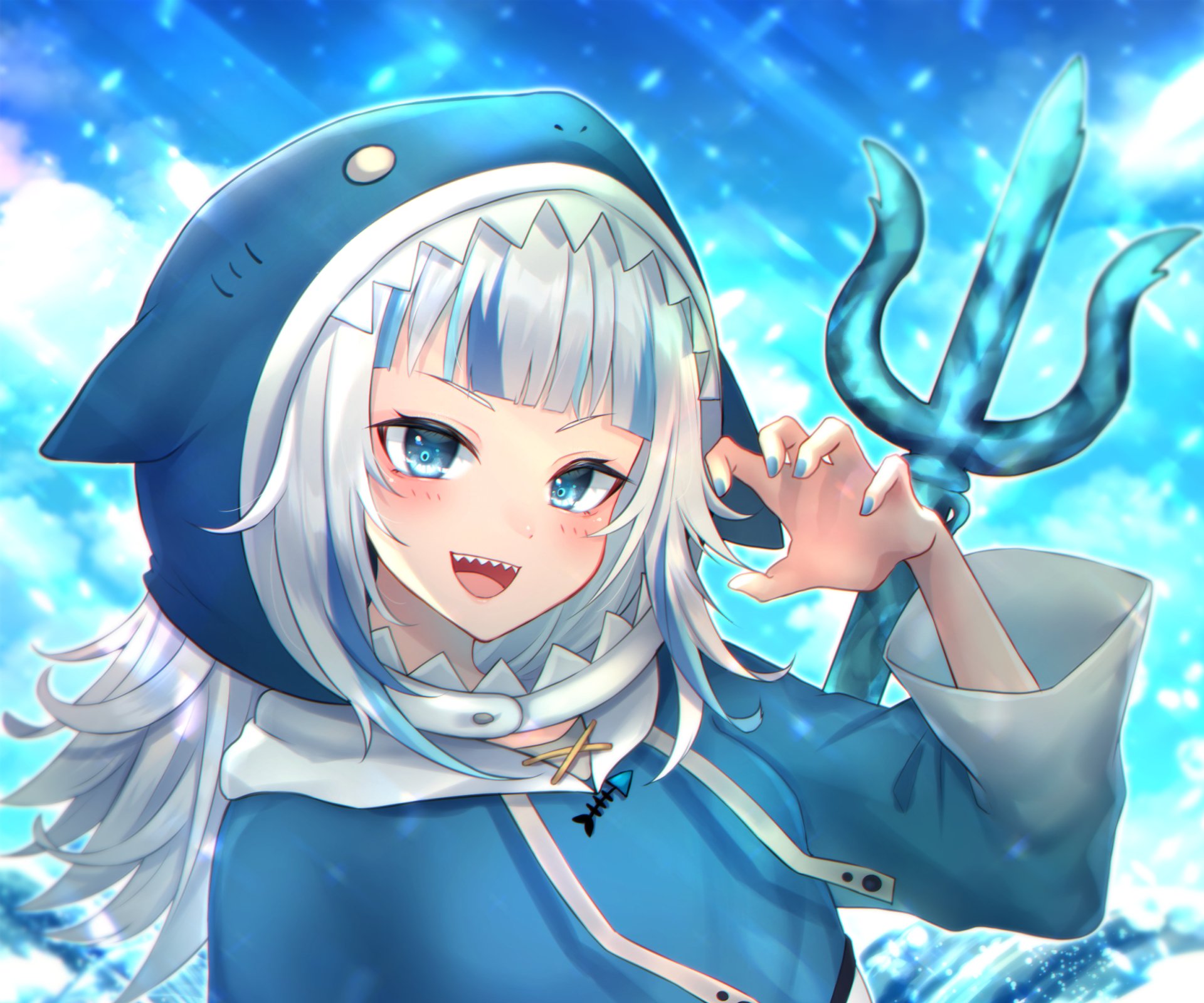 Gawr Gura — Hololive Shark Vtuber HD Wallpaper by alieoriginal ...