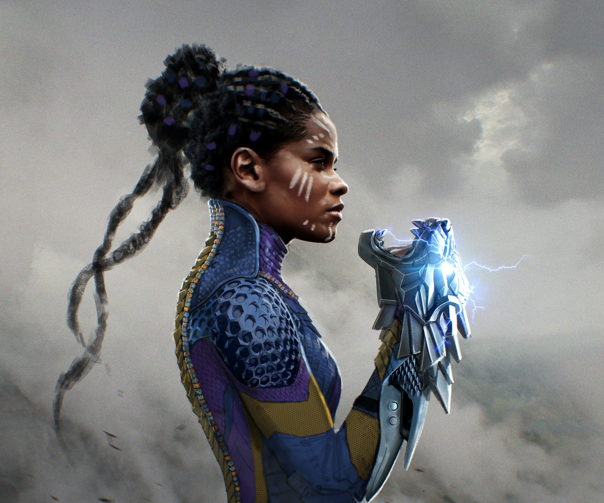 Shuri — Wakanda Forever HD: Tech & Thunder Wallpaper by Karl Lindberg