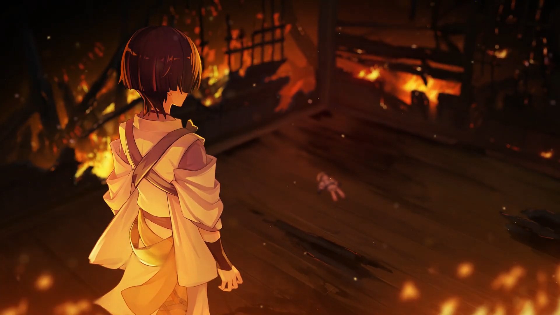 Scaramouche HD Wallpaper – Genshin Impact's Fiery Video Game Scene ...
