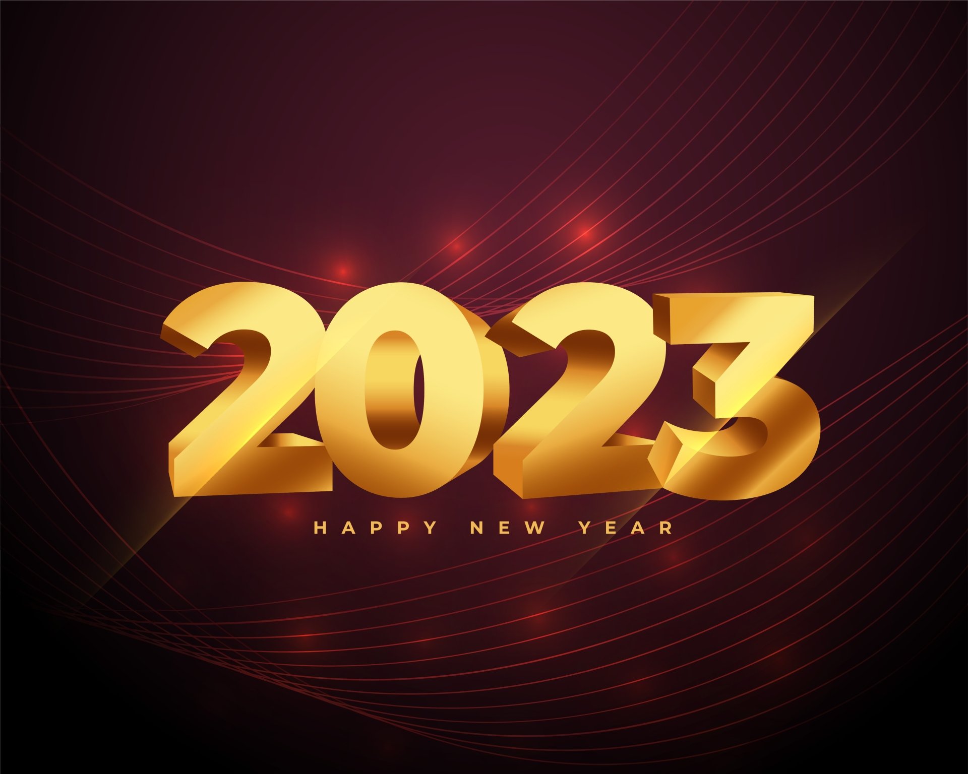 Download Holiday New Year 2023 4k Ultra HD Wallpaper