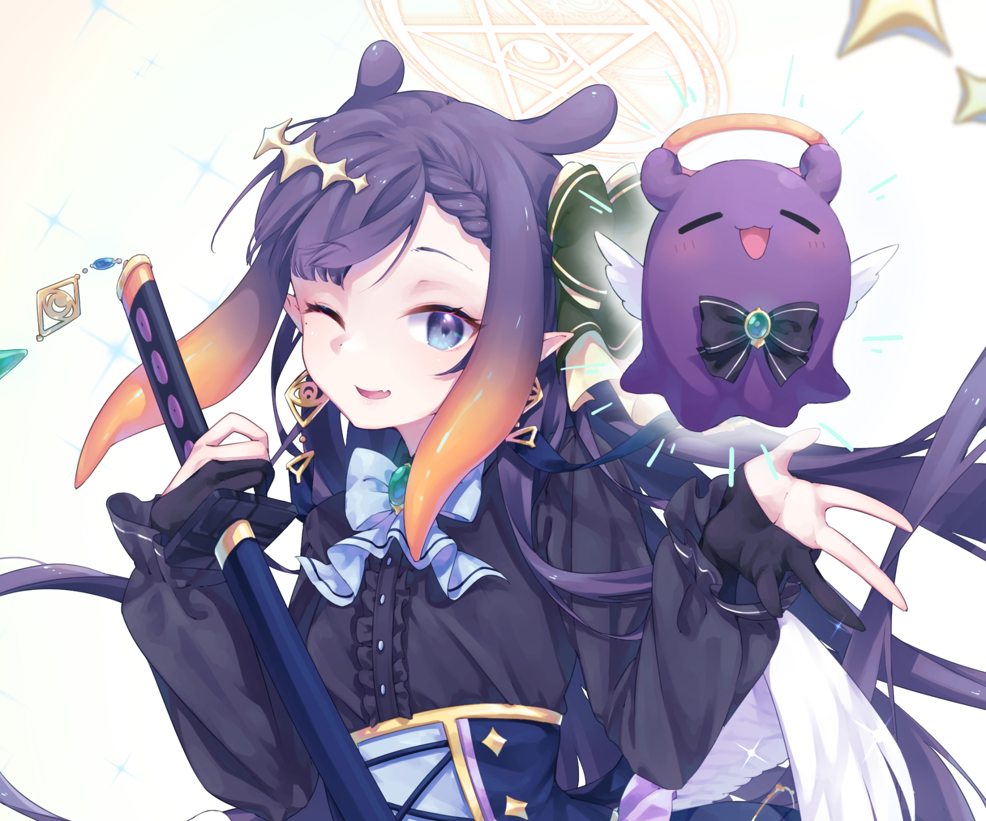 Download Hololive Ninomae Ina'nis Anime Virtual Youtuber HD Wallpaper