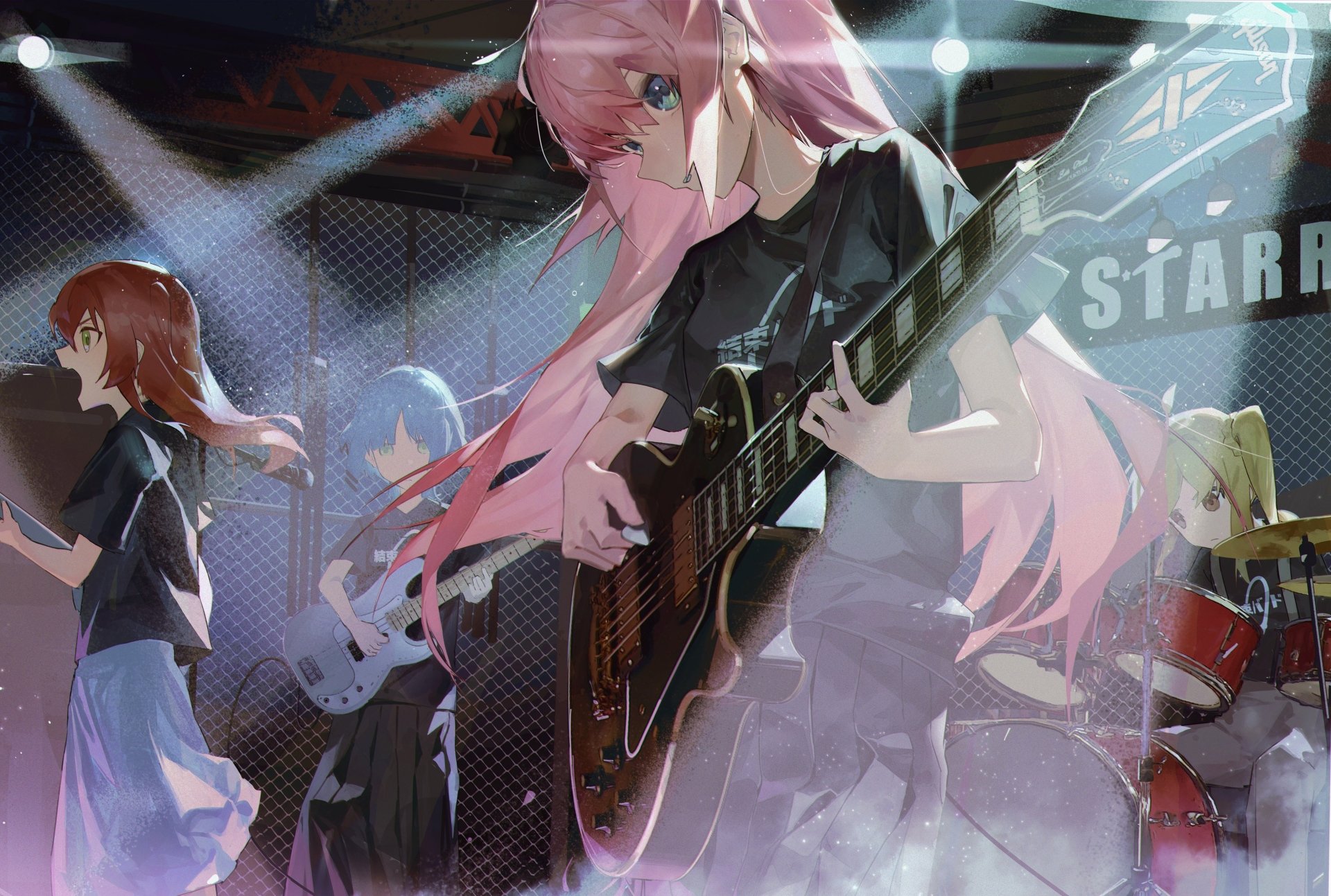 Bocchi the Rock! Anime Band 4K Ultra HD Wallpaper – Nijika, Ryou, Ikuyo ...