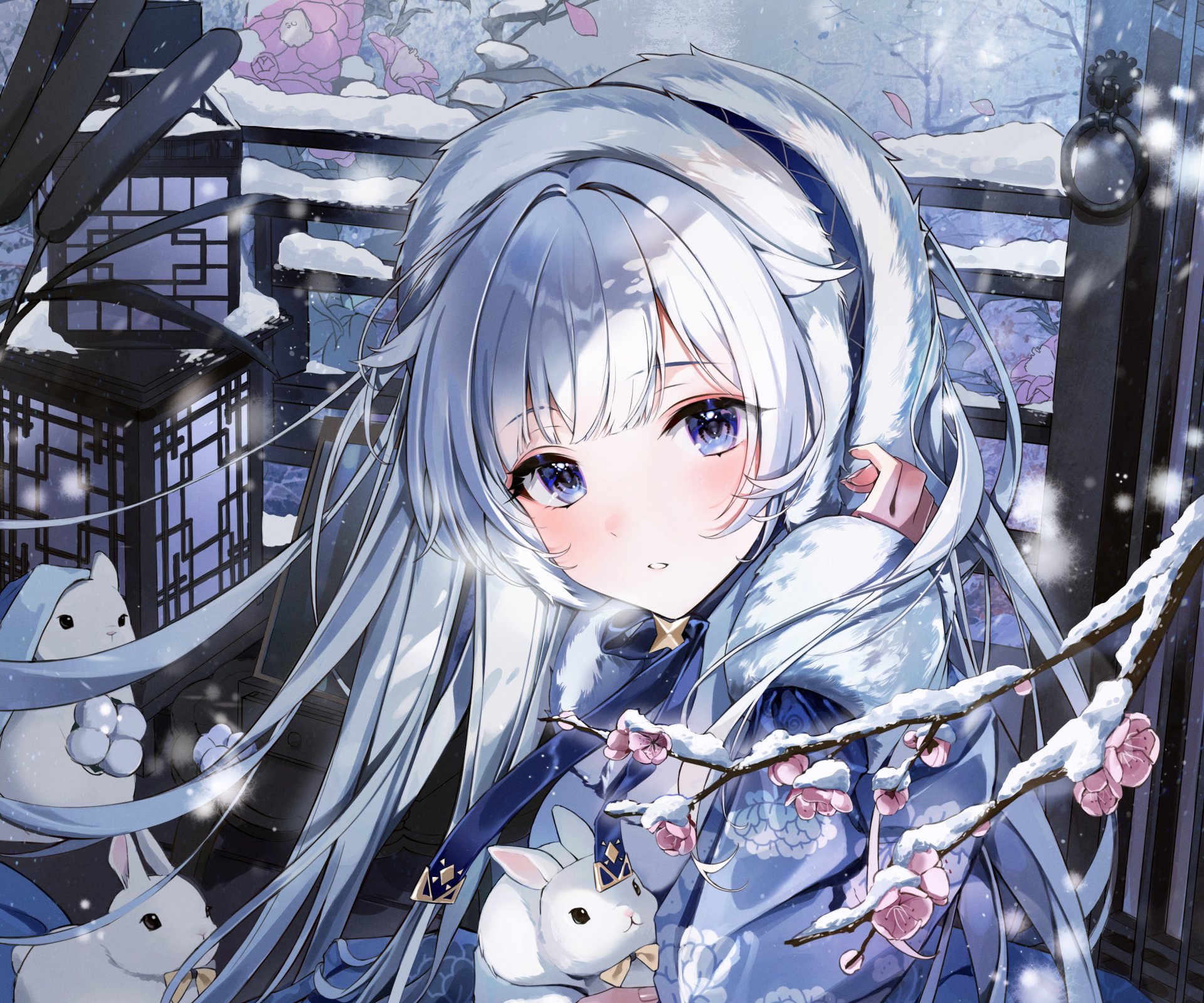Winter Anime Girl Wallpaper