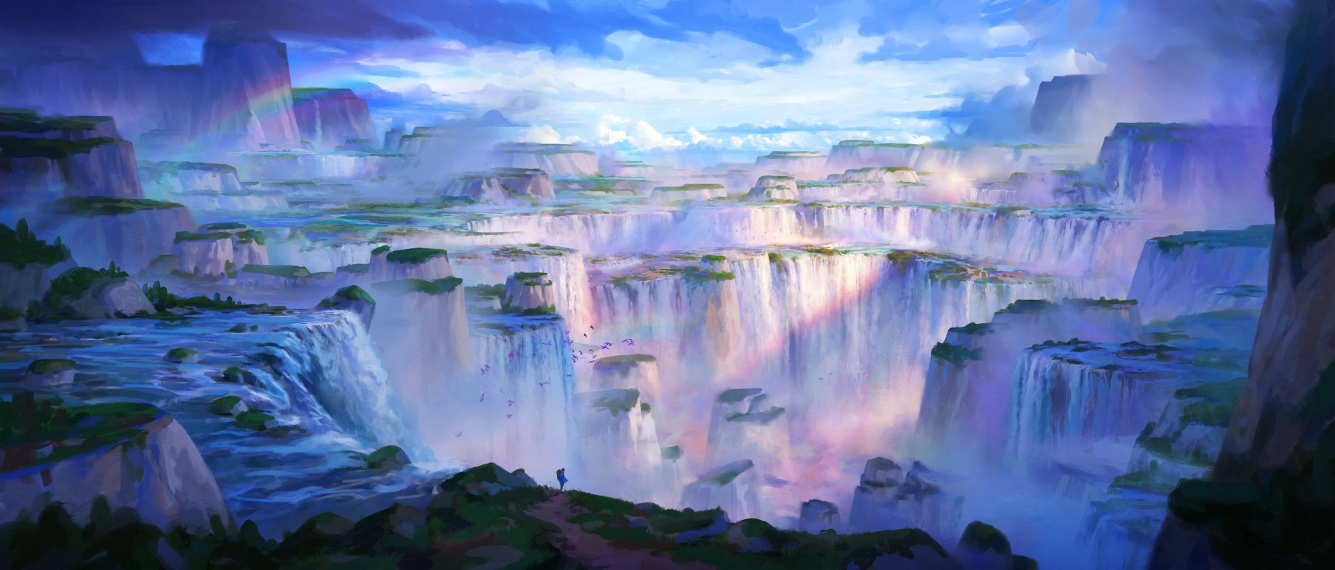 Download Fantasy Waterfall HD Wallpaper by Gavin O'Donnell