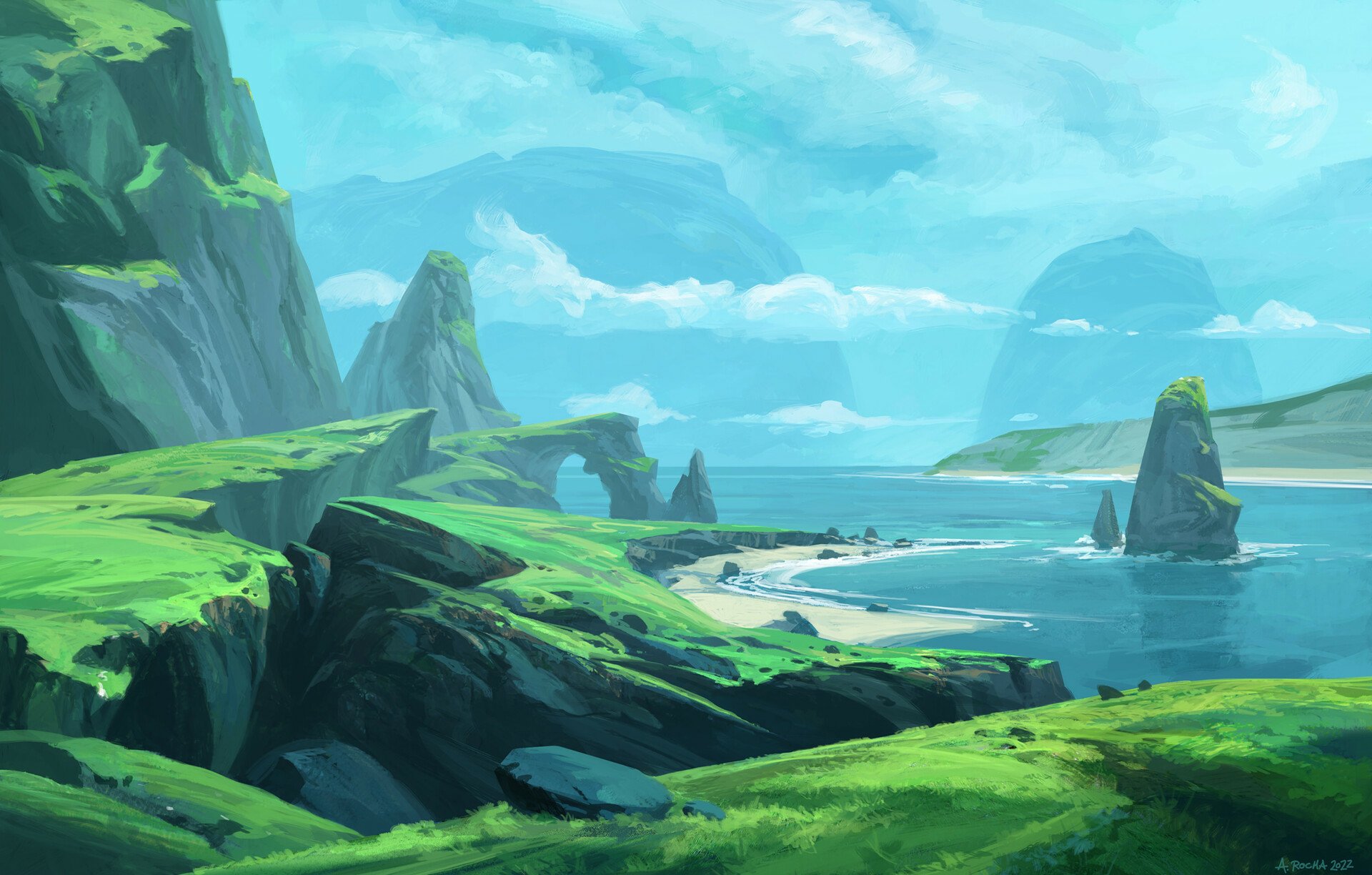 Download Artistic Landscape HD Wallpaper by Andreas Rocha