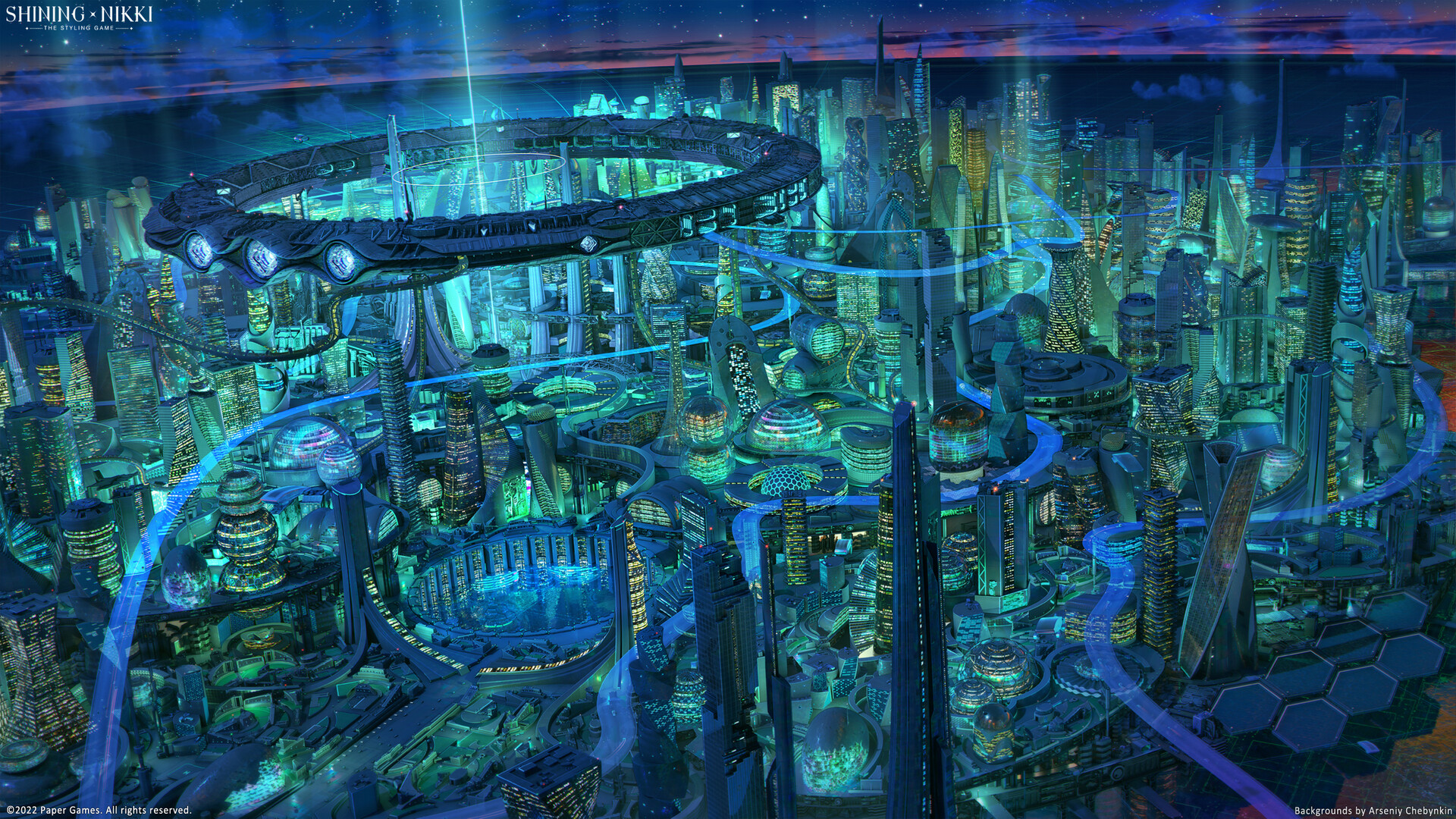 Download Sci Fi City Sci Fi City HD Wallpaper by ArseniXC