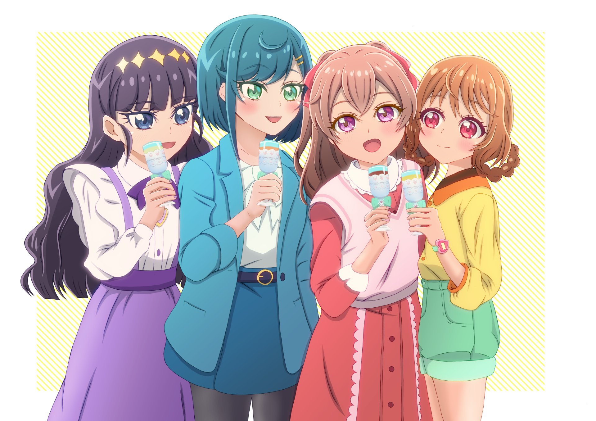 Download Nagomi Yui Kasai Amane Hanamichi Ran Fuwa Kokone Anime ...