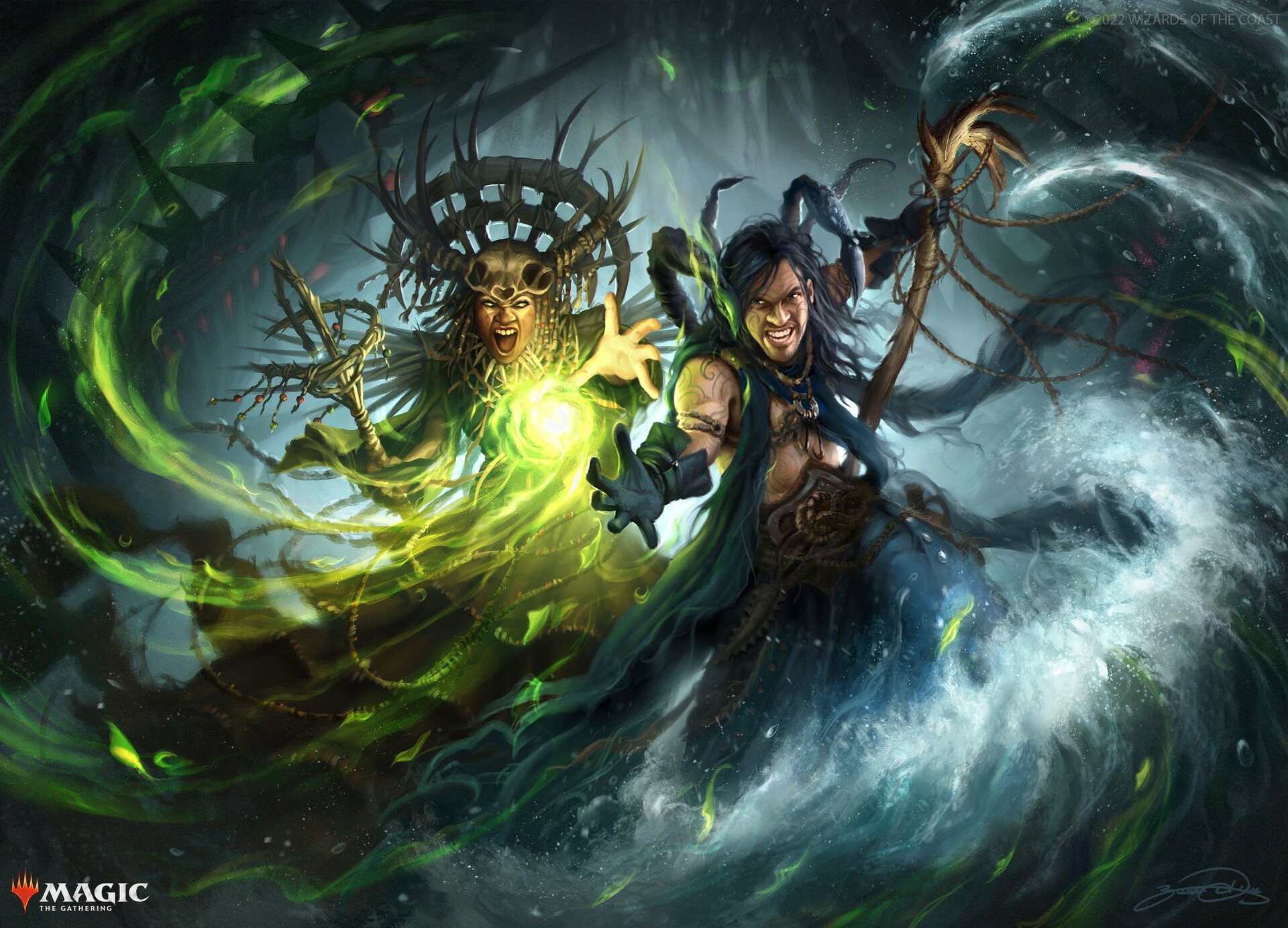 Download Man Made Magic: The Gathering HD Wallpaper by Justyna Dura