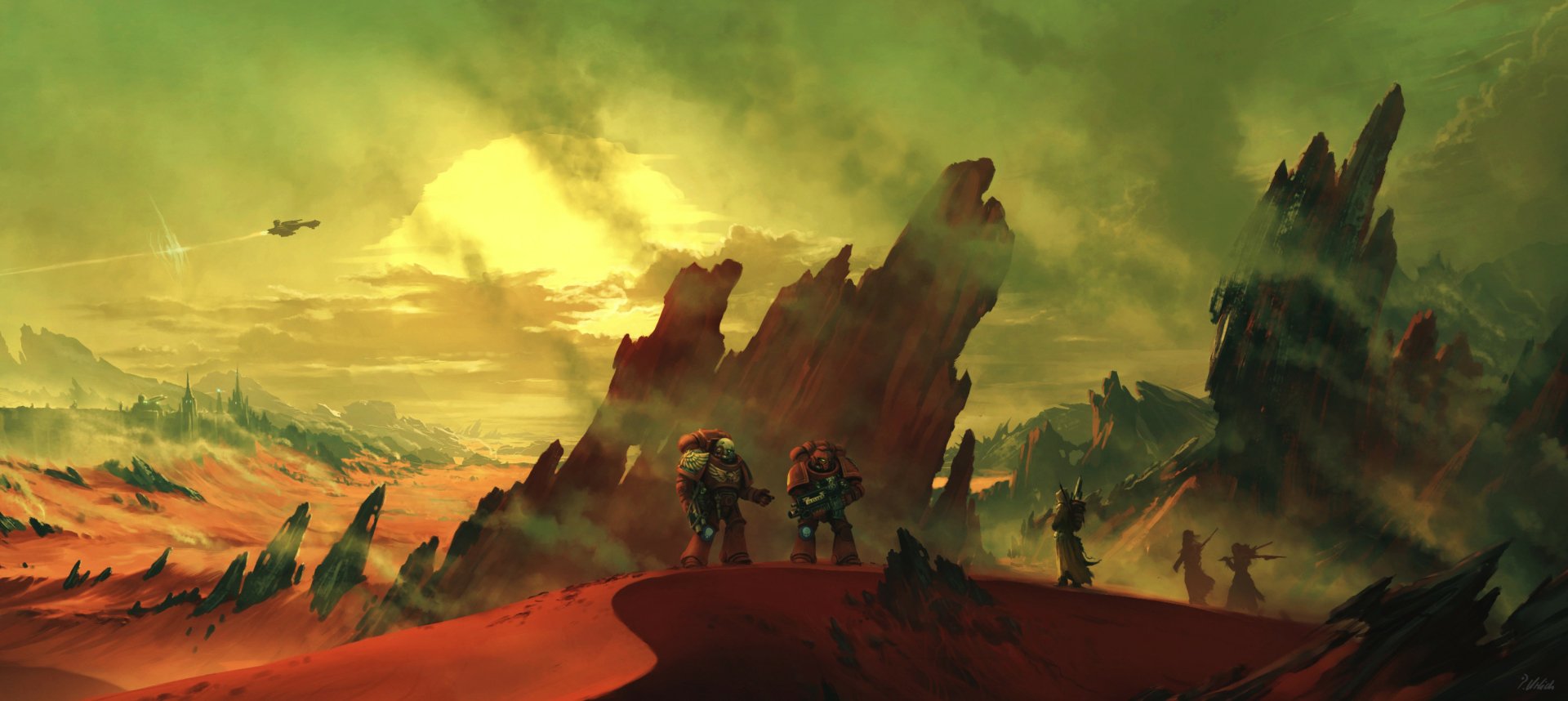 Warhammer 40K Heroic Clash - Epic HD Video Game Wallpaper by Philipp A ...