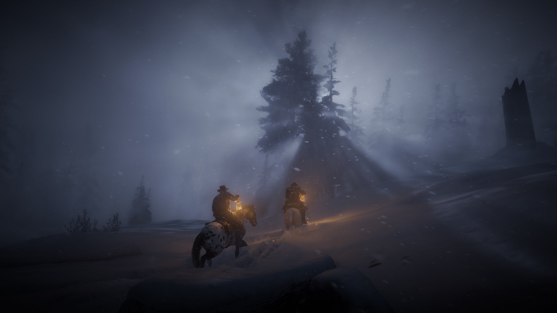 Red Dead Redemption 2 - Winter scene by Martillo