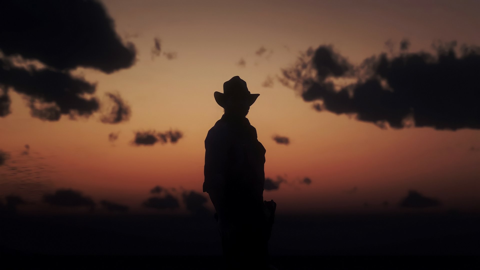 Red Dead Redemption 2 - Night silhouette by Martillo