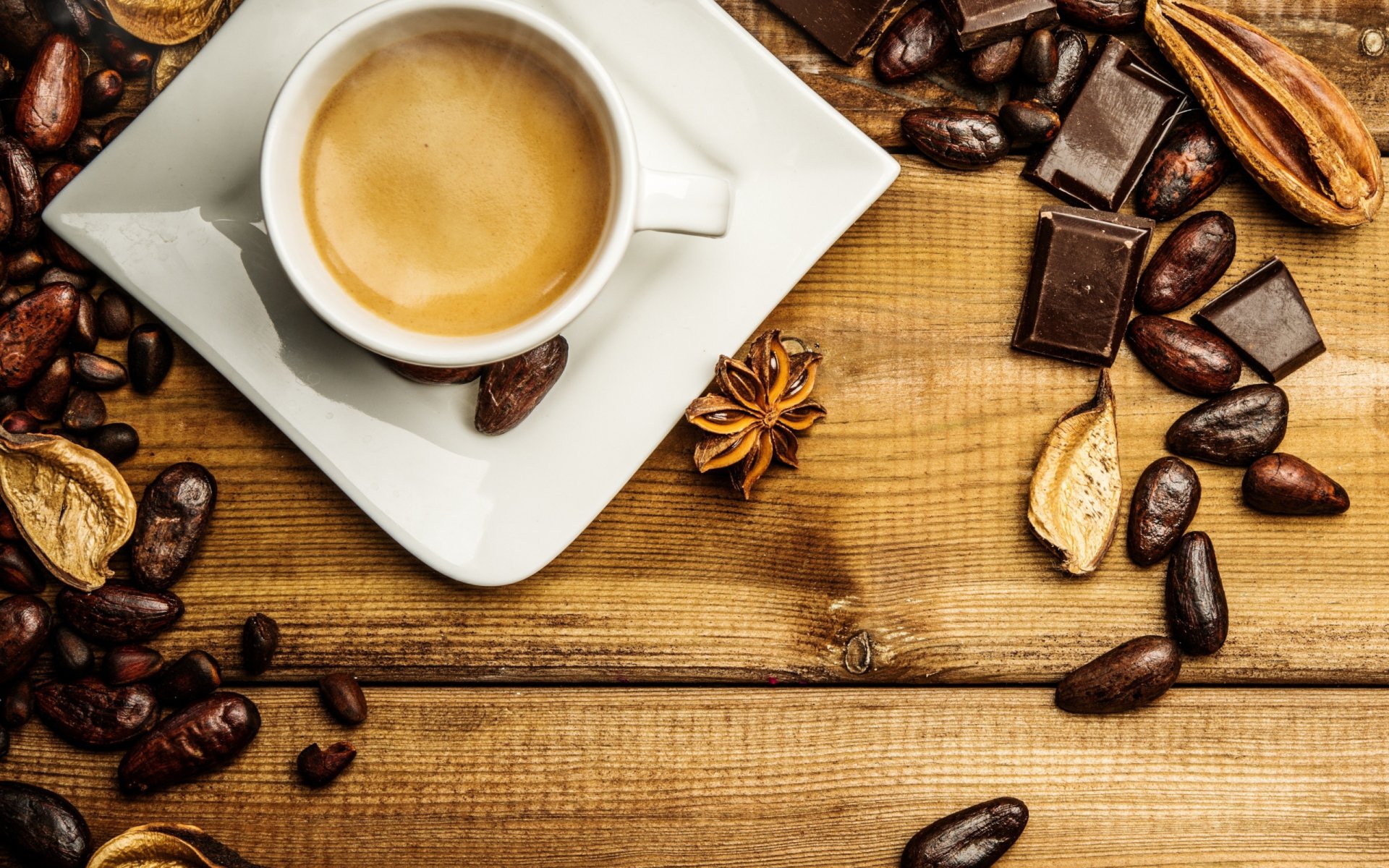 2K Quad HD: Espresso & Dark Chocolate Wallpaper