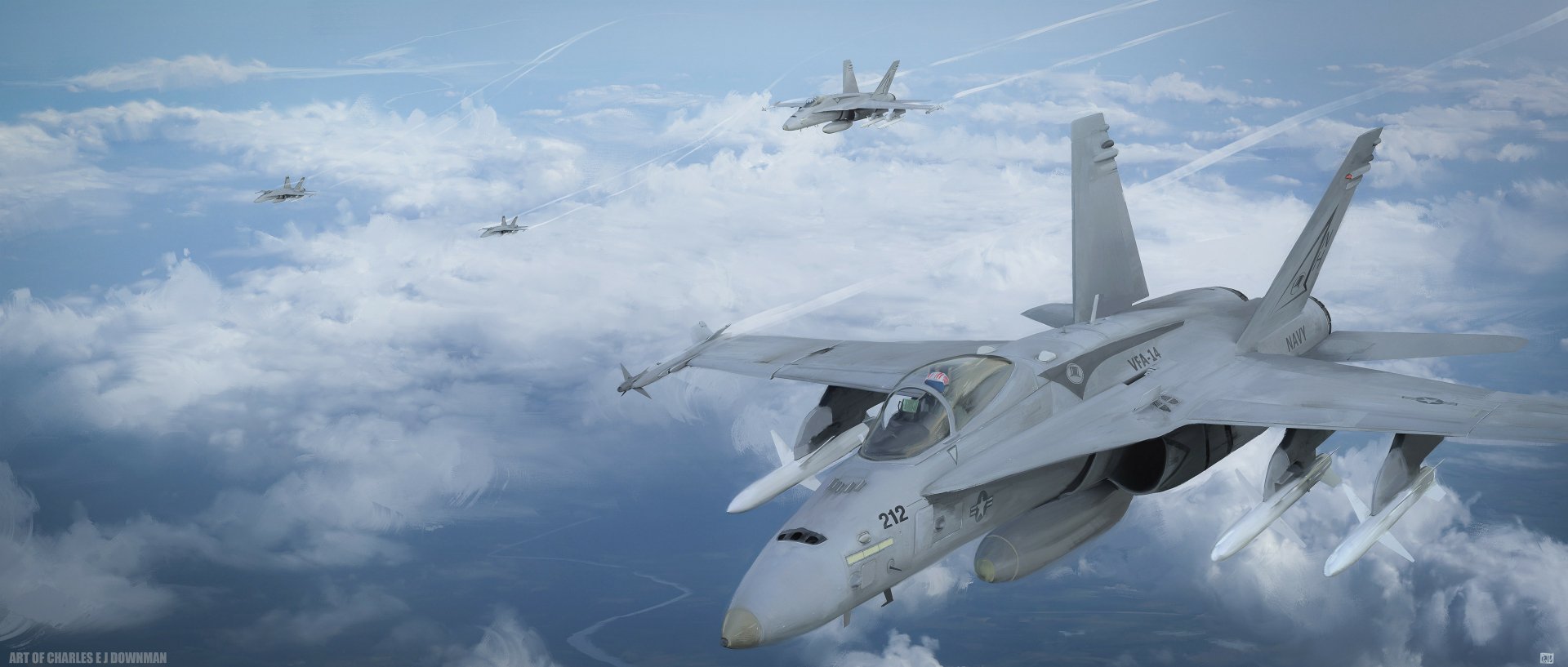 Download Military Mcdonnell Douglas F A 18 Hornet Hd Wallpaper By