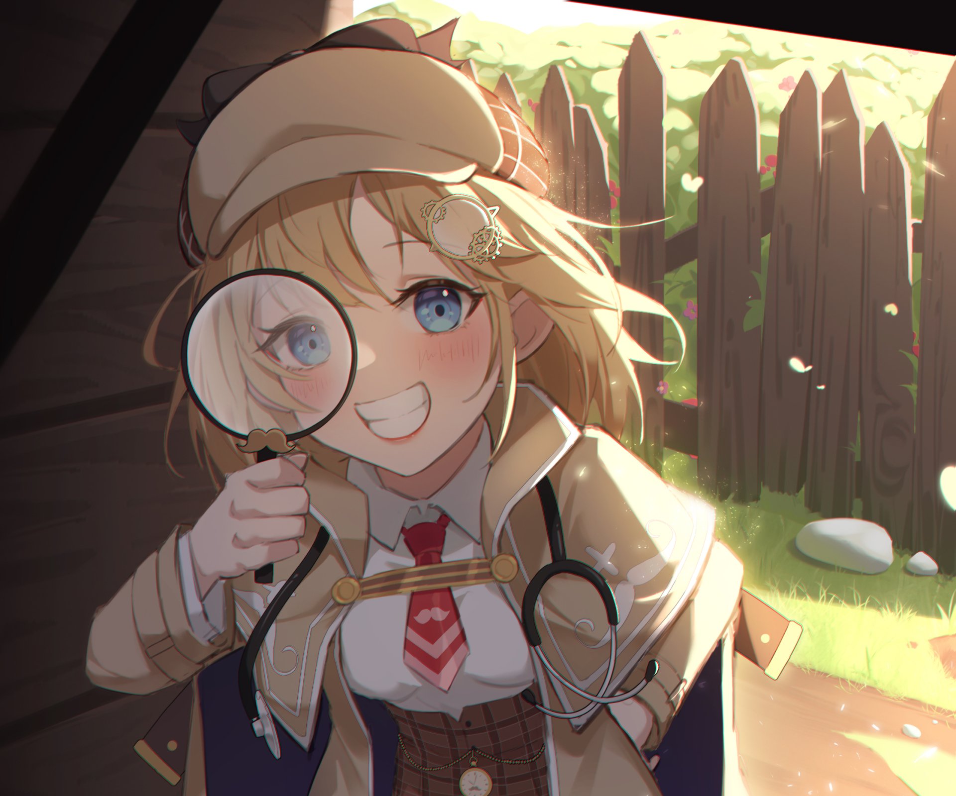 Download Hololive Watson Amelia Anime Virtual Youtuber HD Wallpaper