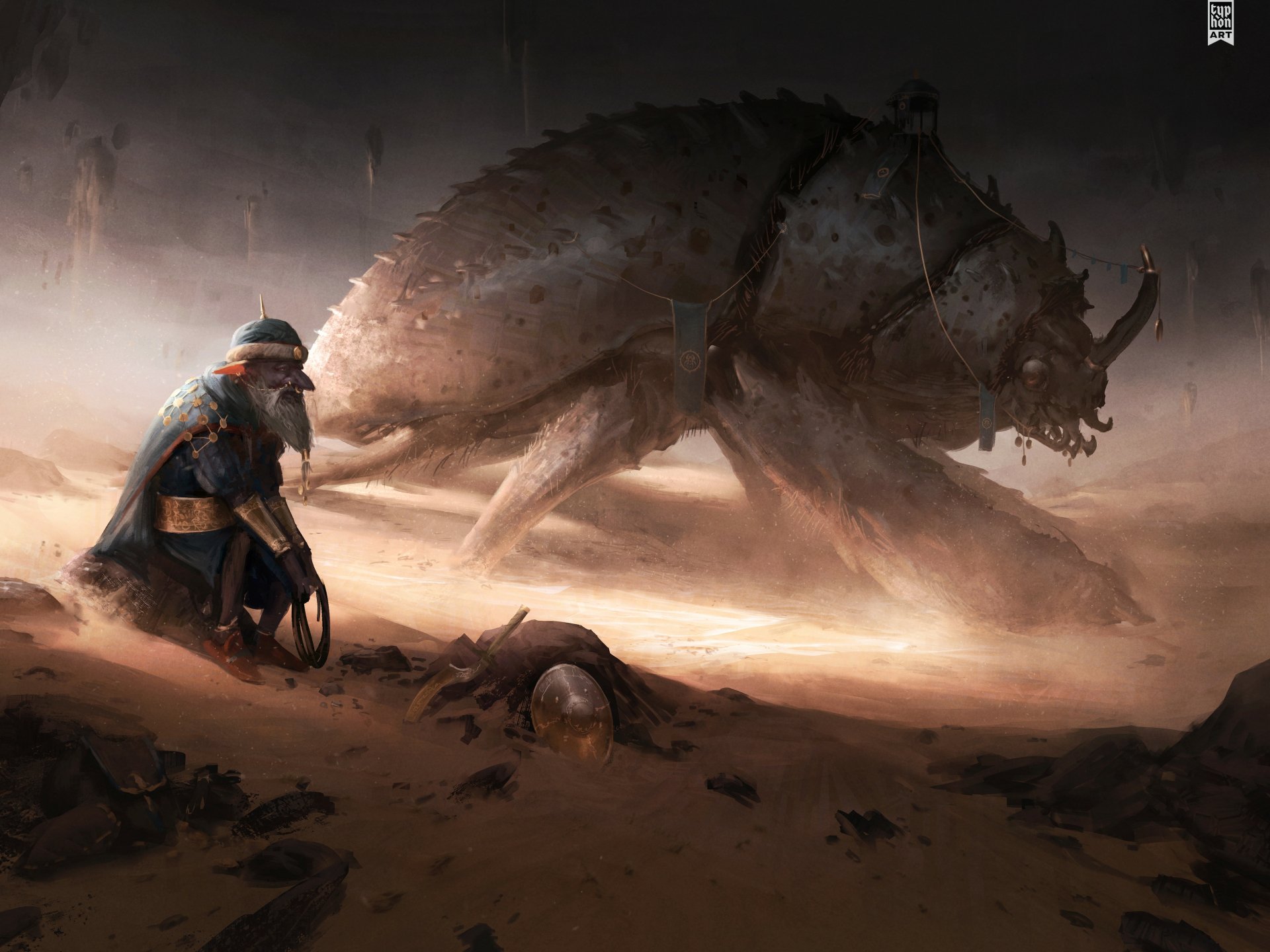 Download Fantasy Creature 4k Ultra HD Wallpaper by Eryk Szczygieł