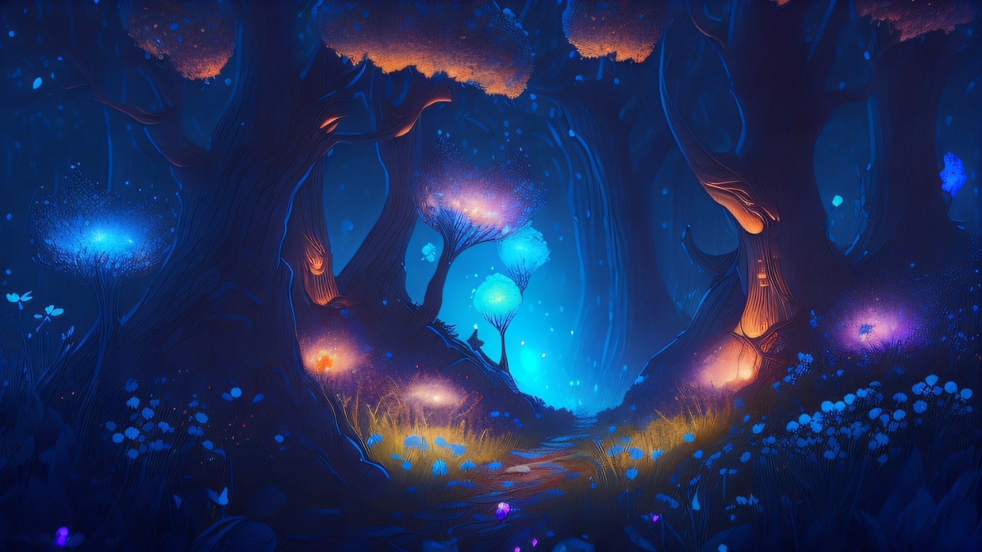 Neon Forest by ryuk