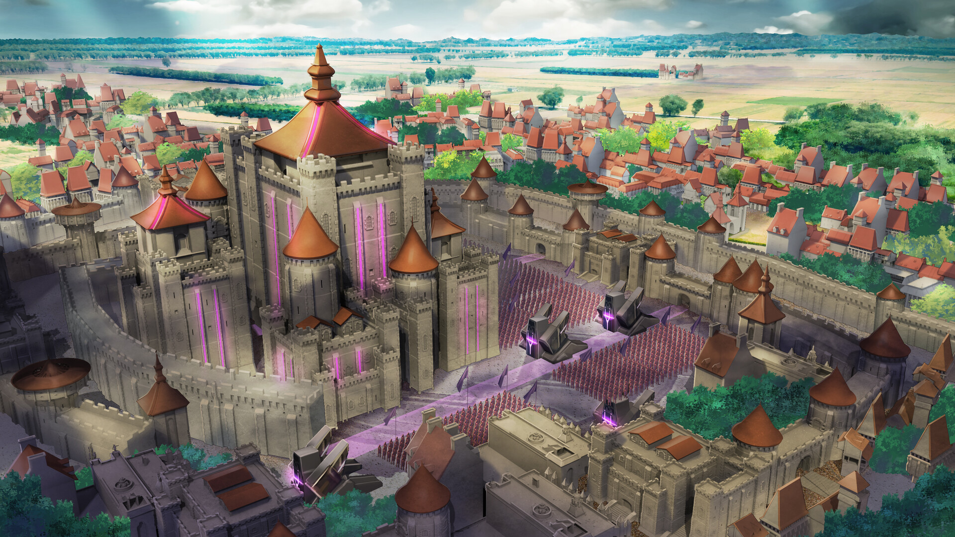 Download Fantasy City HD Wallpaper by jongmin park