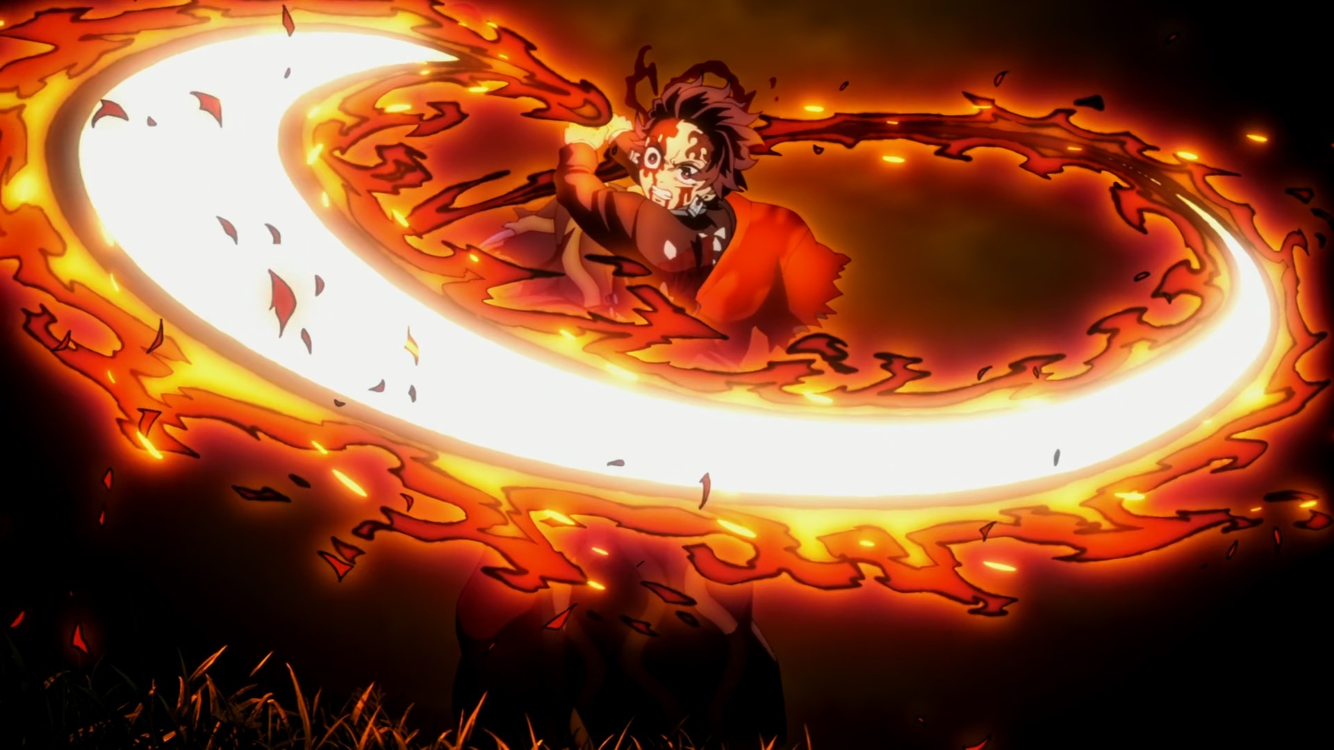 Demon Slayer: Kimetsu no Yaiba HD Anime Blaze Wallpaper