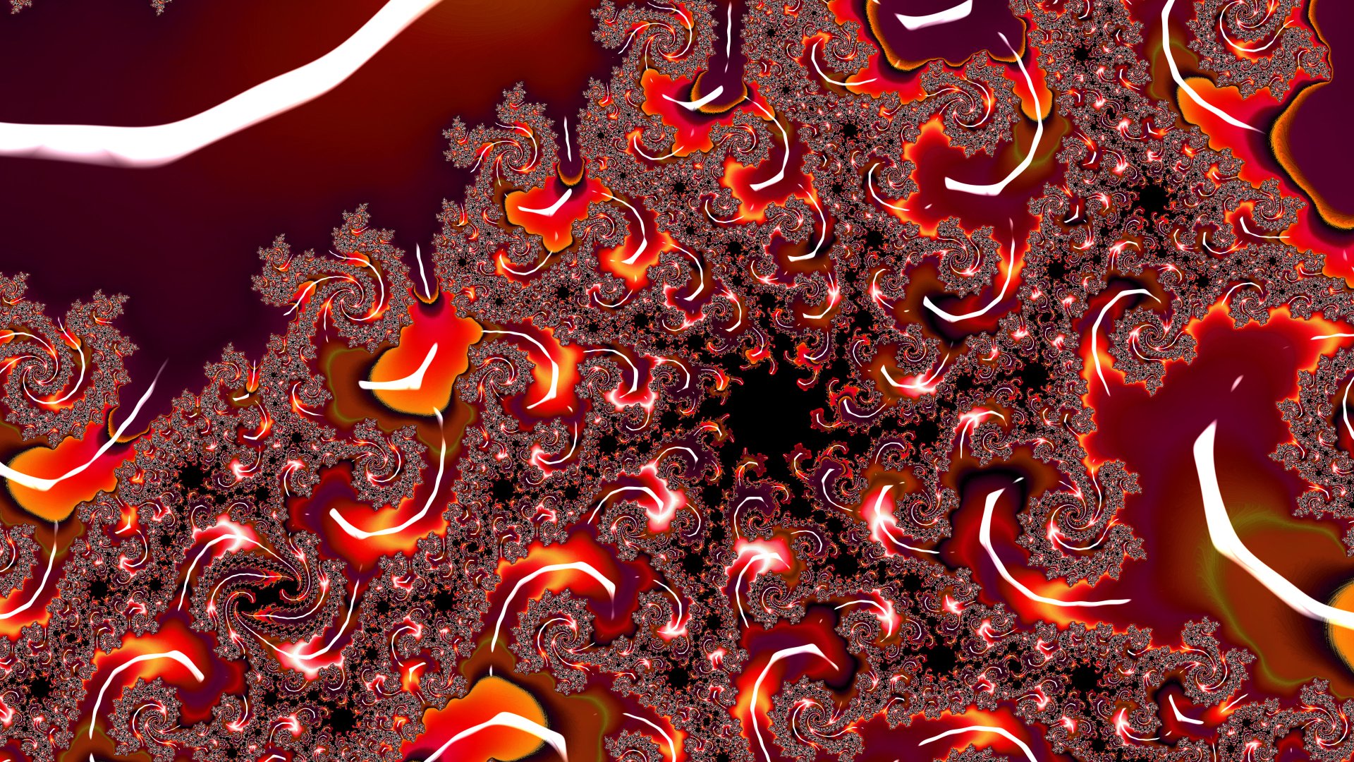 Fractal Art for your Desktop - Red Crimson Candy by Dr-Pen