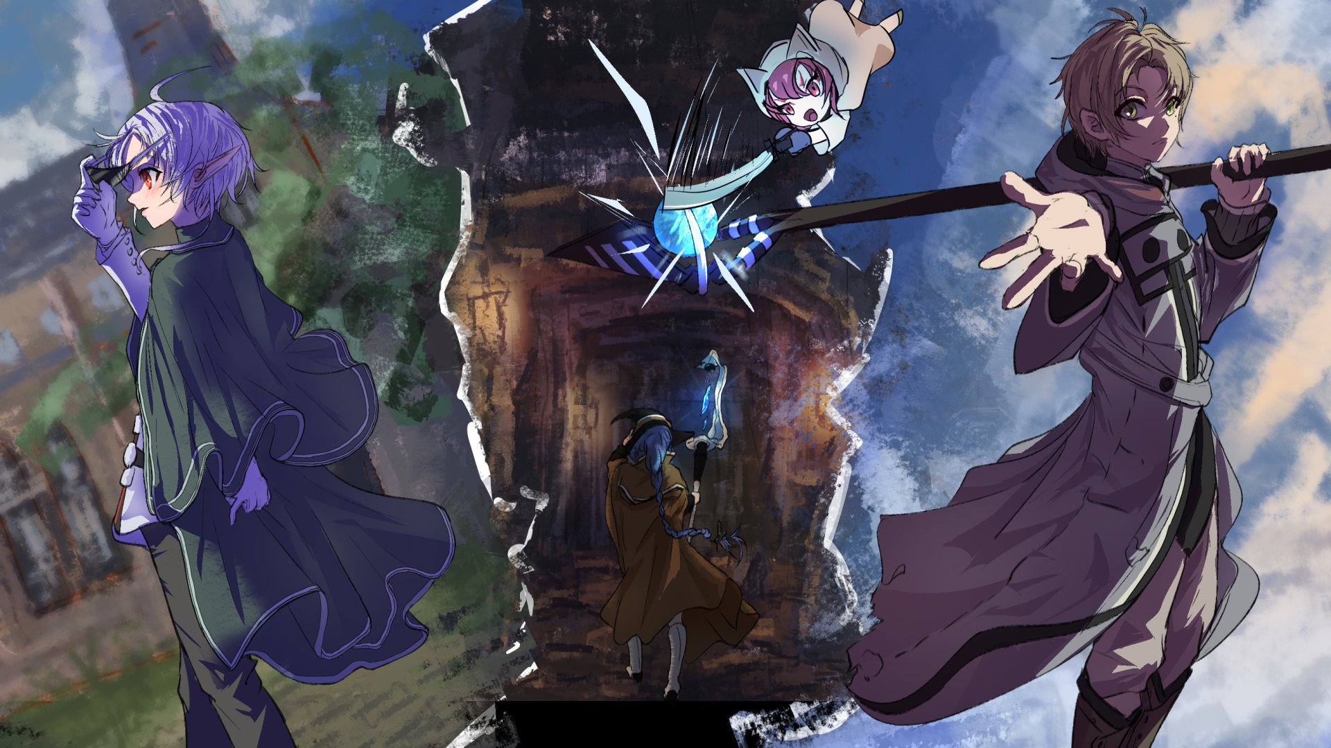 Mushoku Tensei HD Anime Wallpaper – Epic Jobless Reincarnation Scene by ...