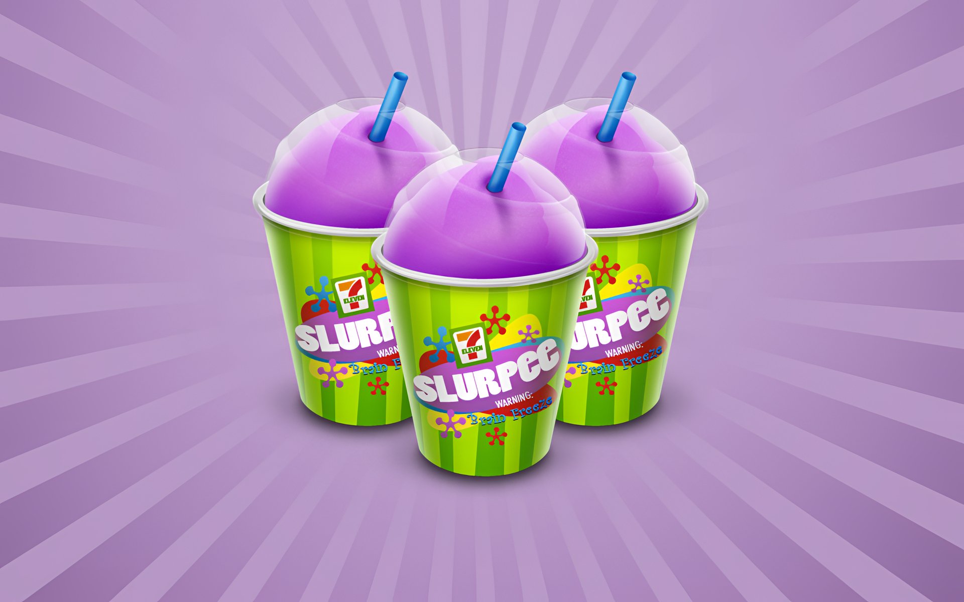Colorful Slurpee Drink HD Wallpaper