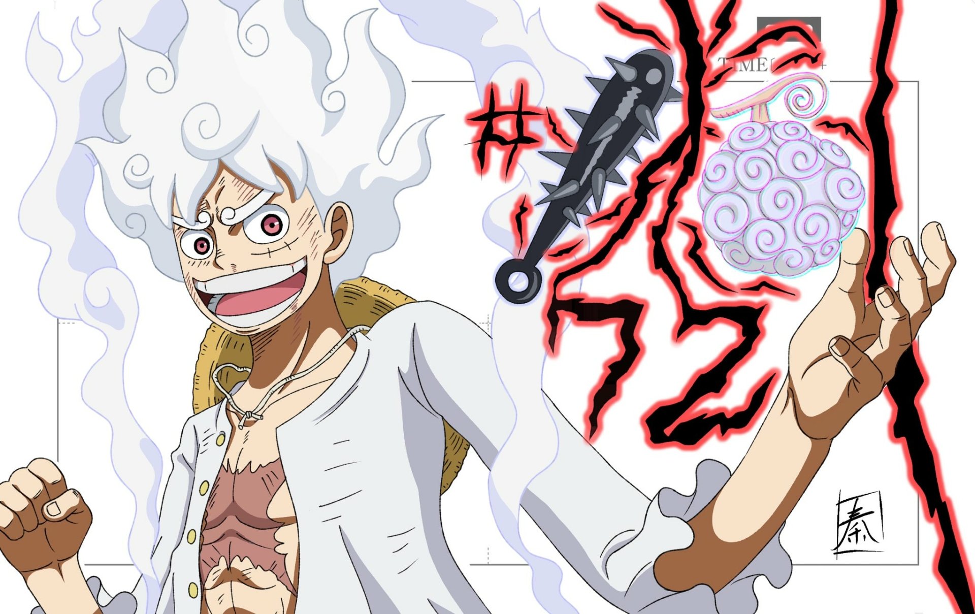 Download Gear 5 (One Piece) Monkey D. Luffy Anime One Piece HD Wallpaper