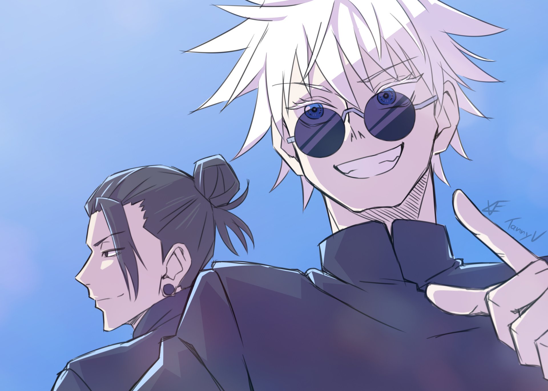 Gojo & Geto: Epic Jujutsu Kaisen HD Anime Wallpaper by TannyV