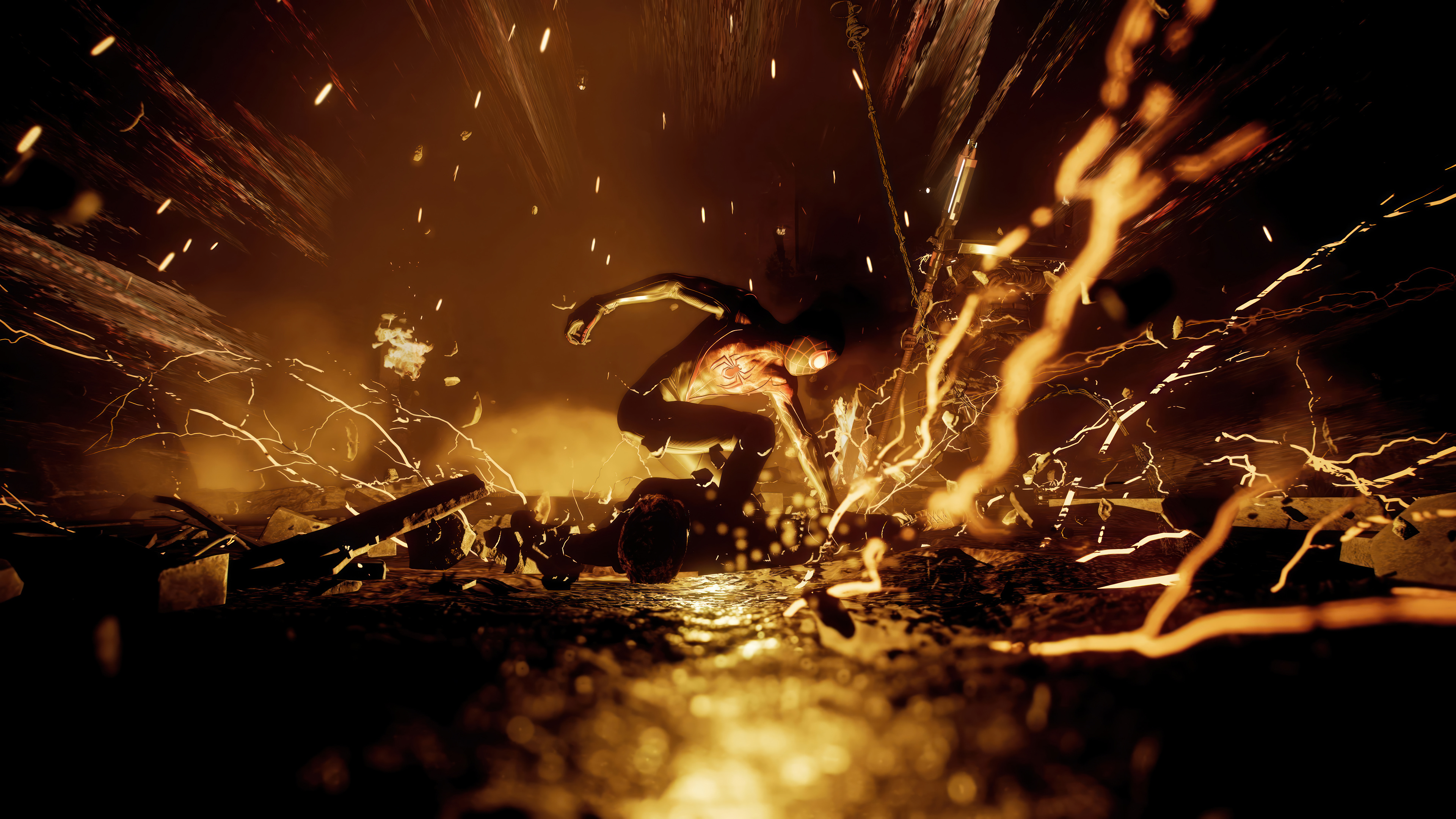 Marvel's Spider-Man 2 Dynamic Action Wallpaper